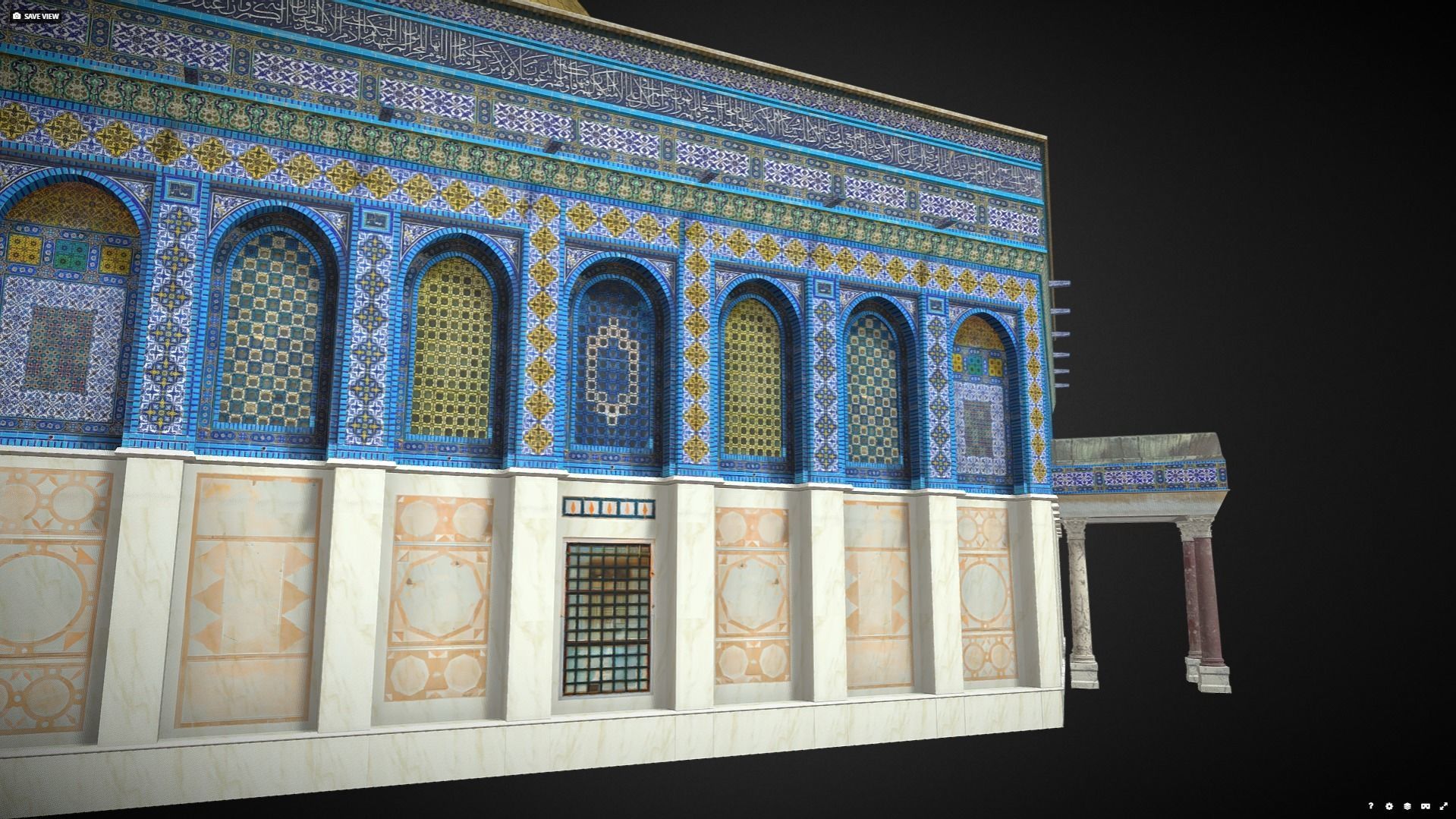 Dome OF The Rock Realistic 3d Model 3D model | CGTrader