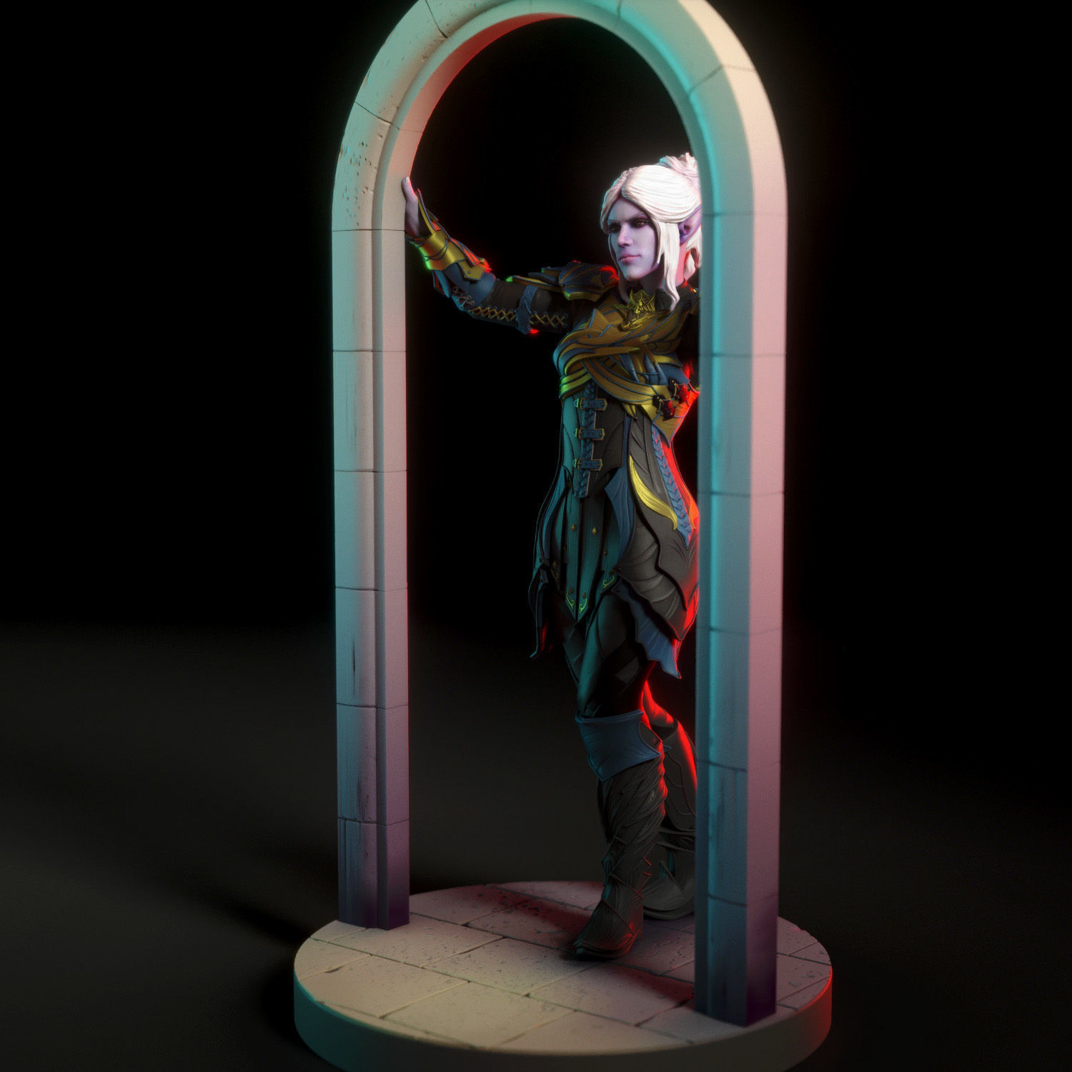 Minthara dark elf from Baldurs Gate 3 3D model 3D printable | CGTrader