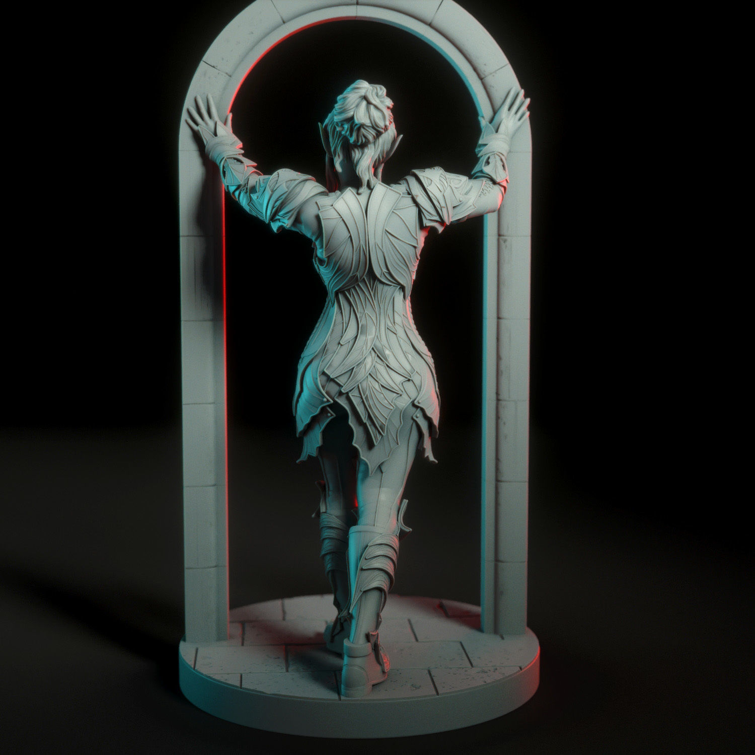 Minthara dark elf from Baldurs Gate 3 3D model 3D printable | CGTrader