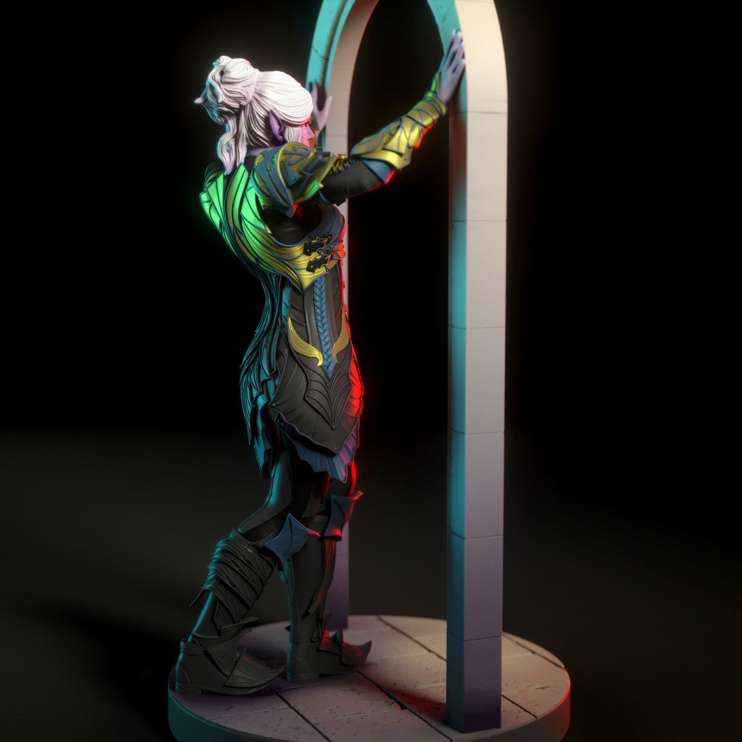 Minthara dark elf from Baldurs Gate 3 3D model 3D printable | CGTrader