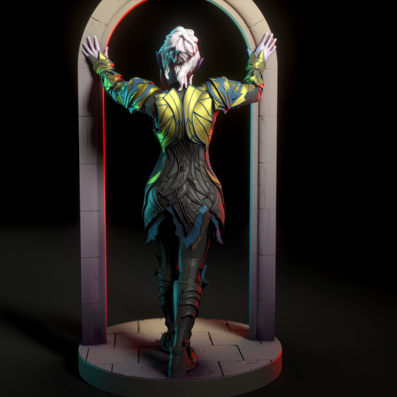 Minthara dark elf from Baldurs Gate 3 3D model 3D printable | CGTrader