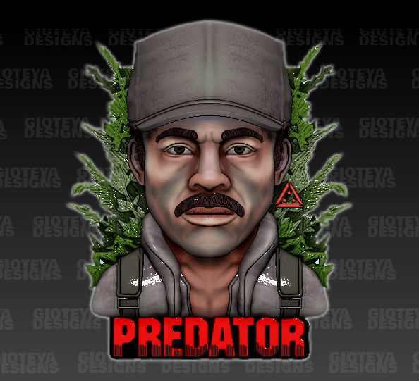 Predator George Dillon 3D model | CGTrader