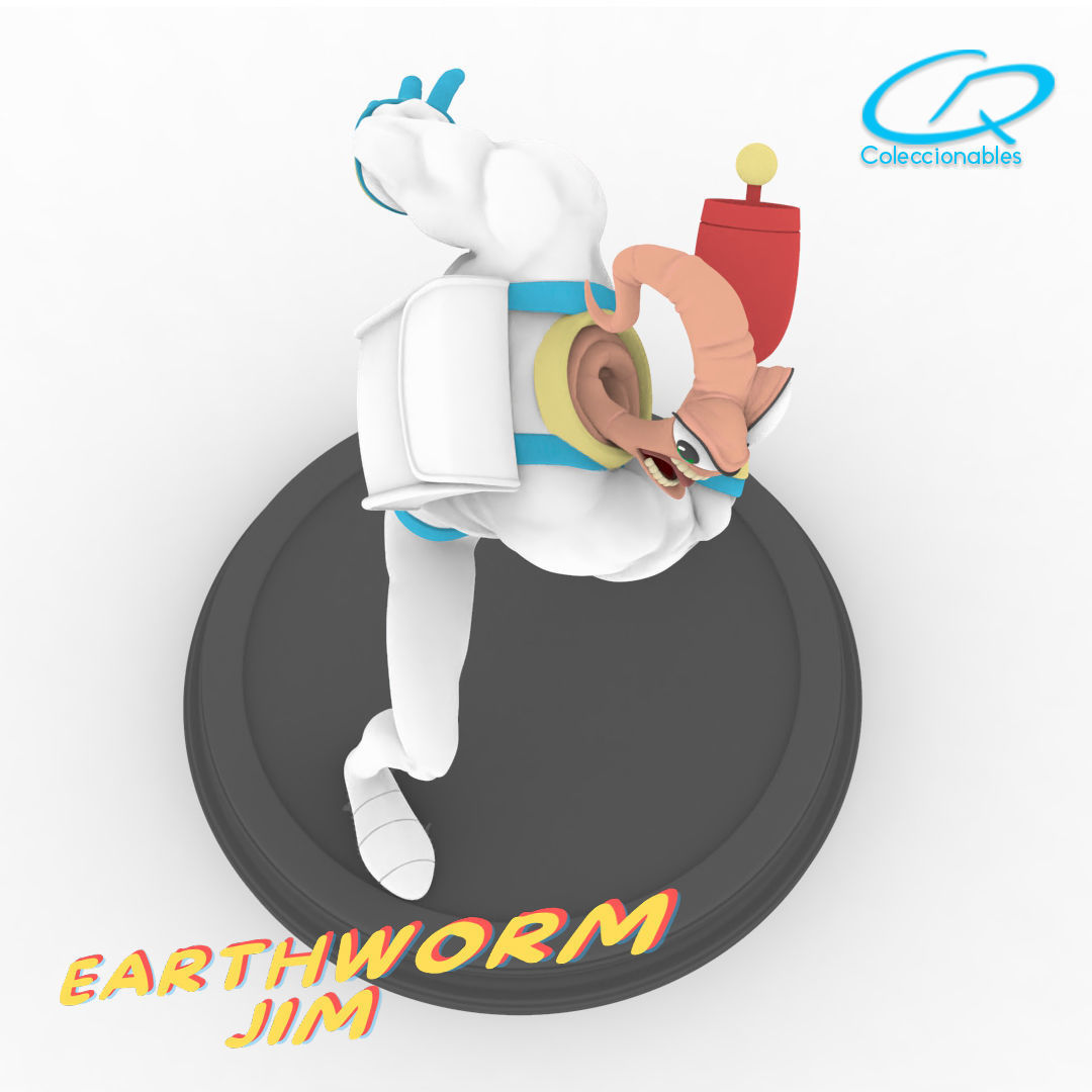 Earthworm Jim - Full figure 3D model 3D printable | CGTrader