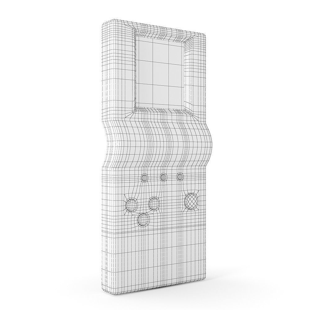 Tetris Portable Classic Game Console 3D model | CGTrader
