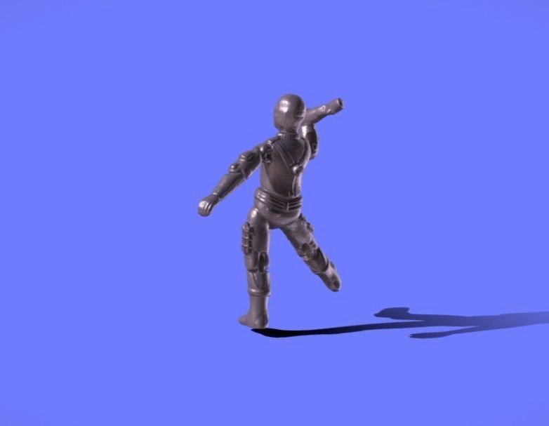 1982 GIJOE - SNAKE EYES - 3D SCAN - 3D model 3D printable | CGTrader