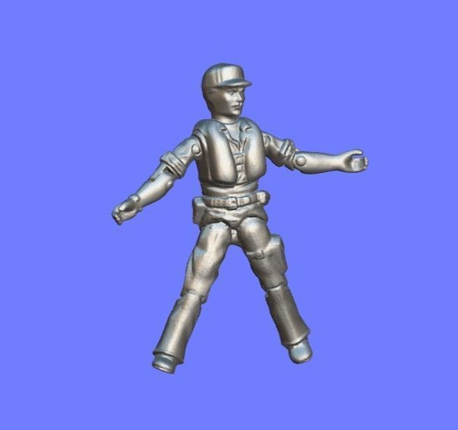 1984 GI JOE CUTTER - HOVERCRAFT DRIVER - 3D SCAN - 3D model 3D ...