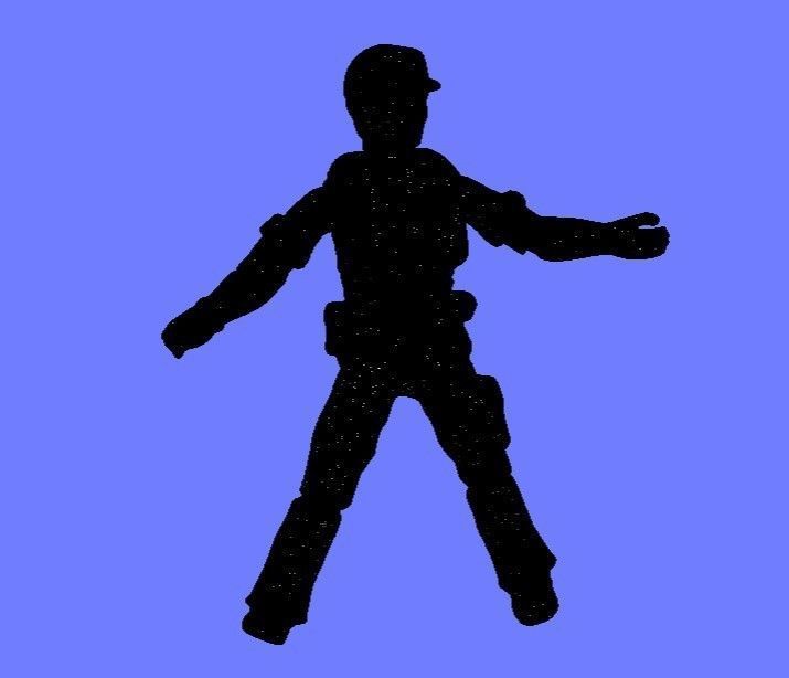 1984 GI JOE CUTTER - HOVERCRAFT DRIVER - 3D SCAN - 3D model 3D ...