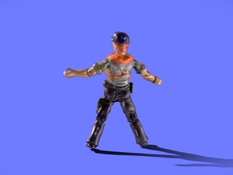 1984 GI JOE CUTTER - HOVERCRAFT DRIVER - 3D SCAN - 3D model 3D ...