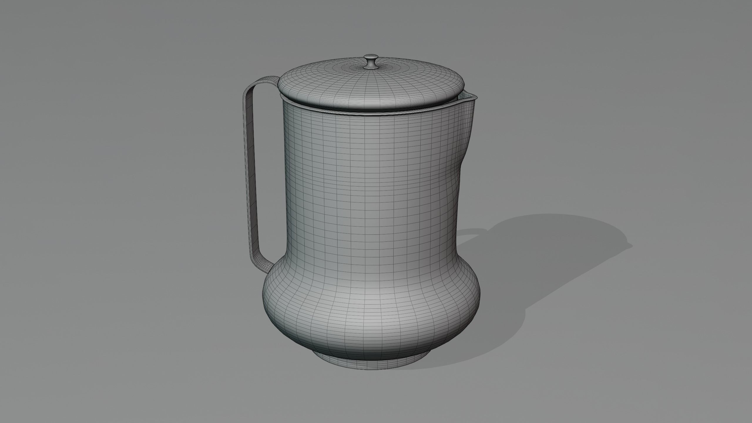 Water Steel Jug 3D model | CGTrader
