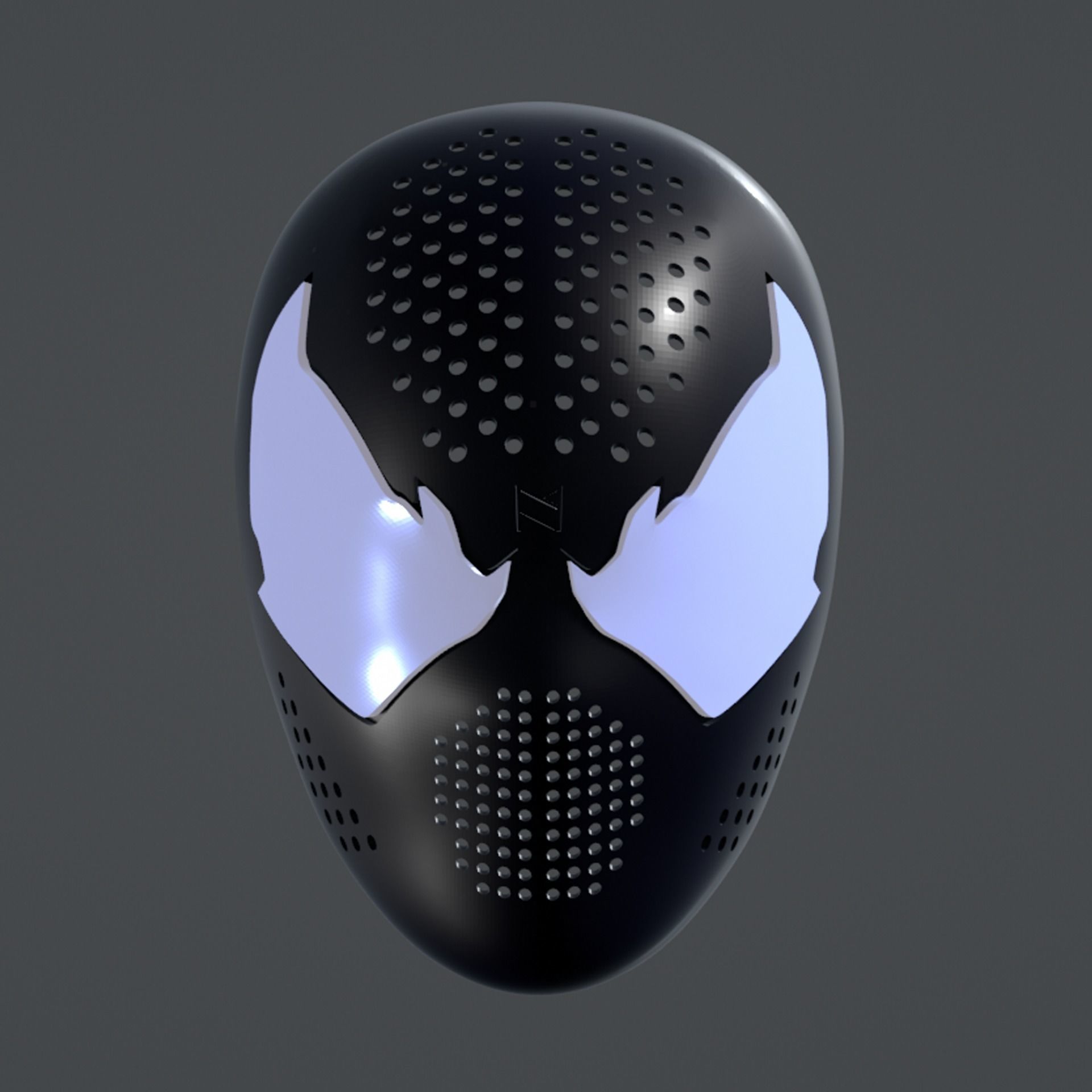 Accurate Symbiote Spiderman PS5 Faceshell 3D print model free 3D model ...