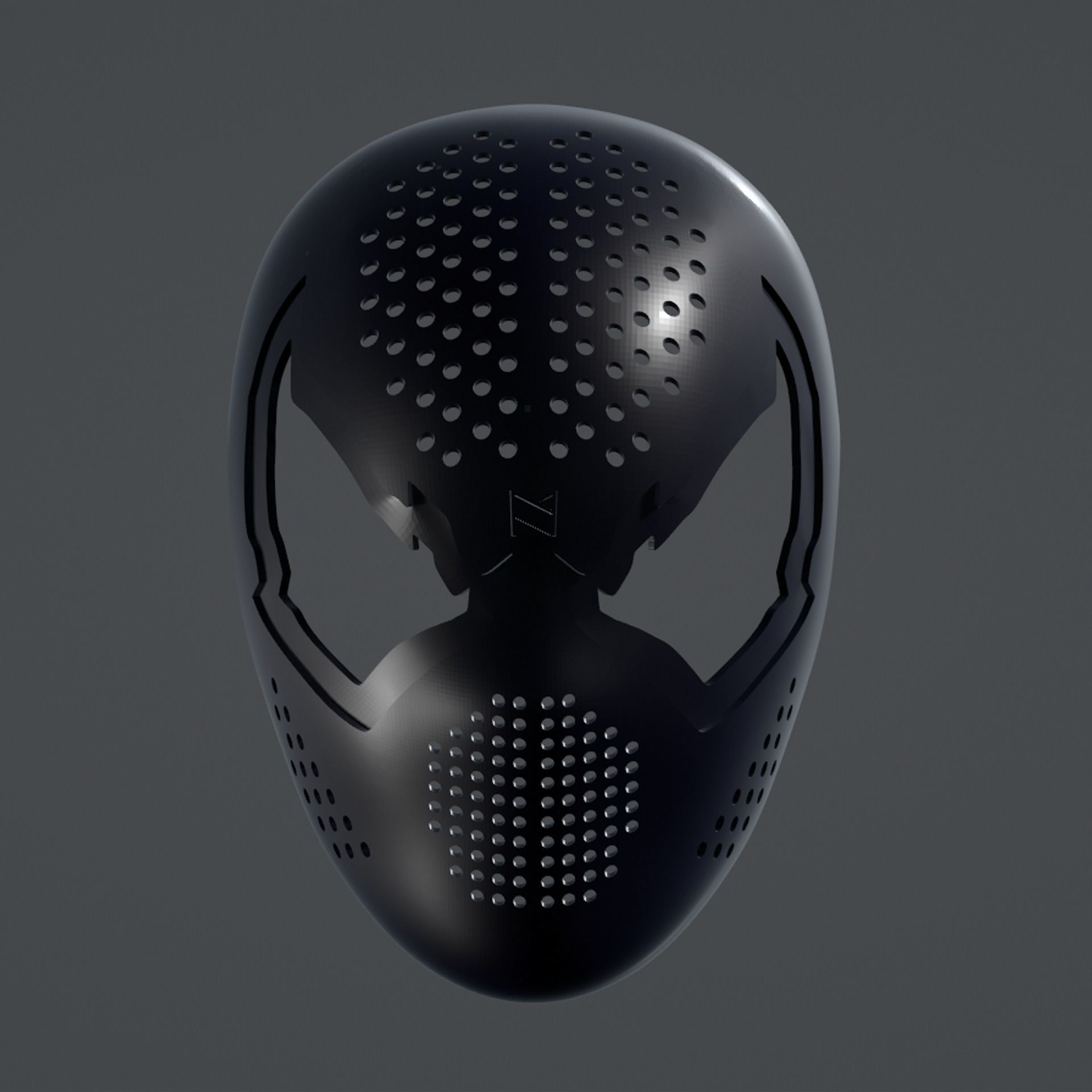 Accurate Symbiote Spiderman PS5 Faceshell 3D print model free 3D model ...