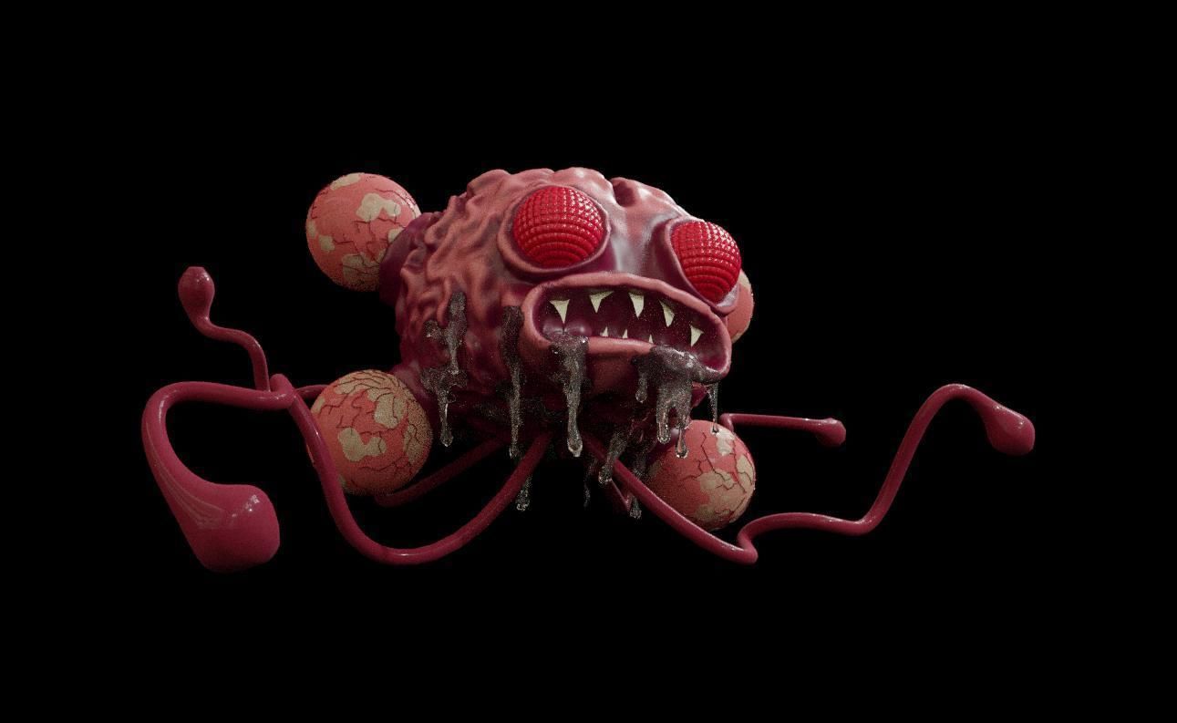 Brain Monster - Cerebro Monstro 3D model | CGTrader