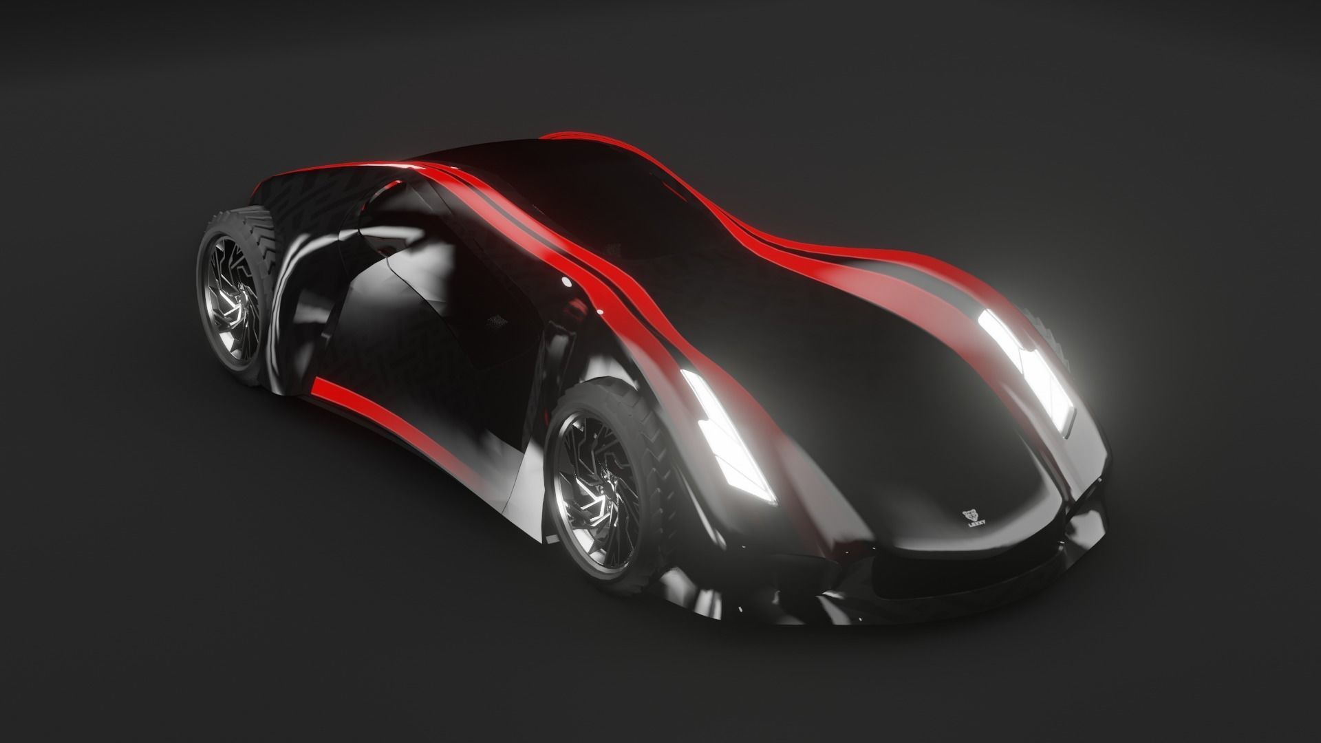 concept car free VR / AR / low-poly 3D model | CGTrader