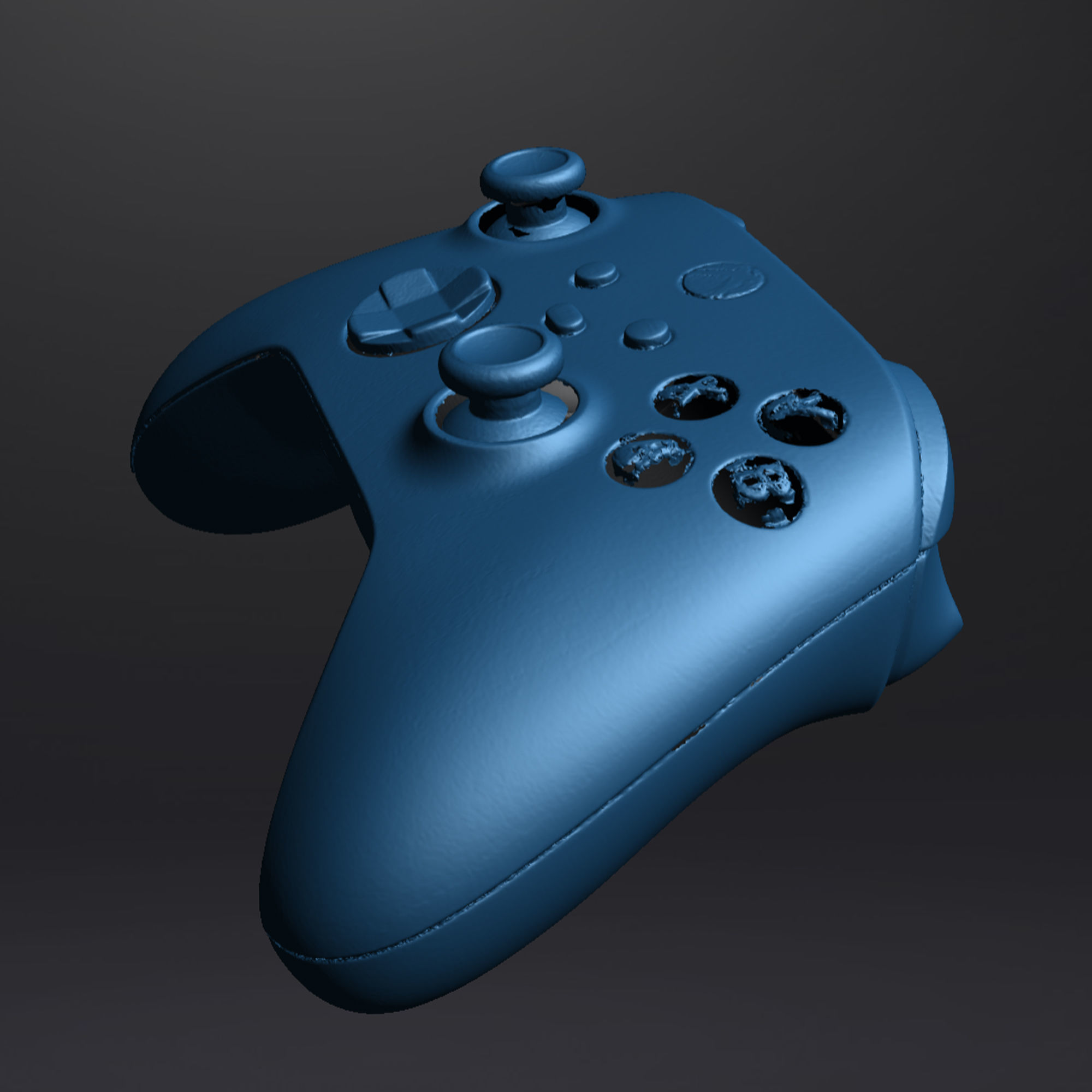 3D Scanned Images of the Microsoft XBOX Game Controller 3D model 3D ...