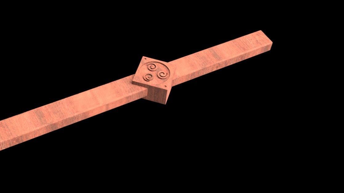 AVATER - THE LAST AIRBENDER - AANG STAFF FROM THE NETFLIX SERIES 3D ...