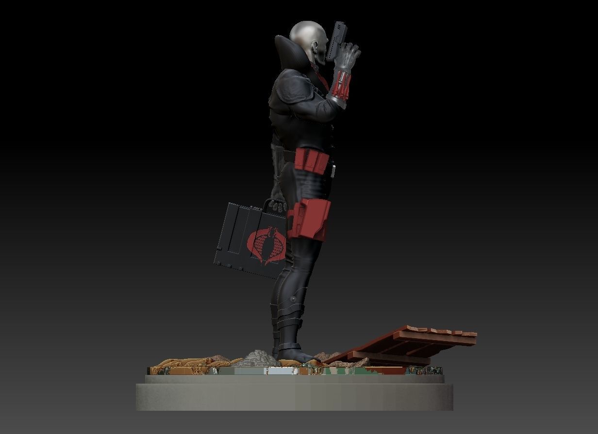 Destro miniature from GiJoe 3D model 3D printable | CGTrader