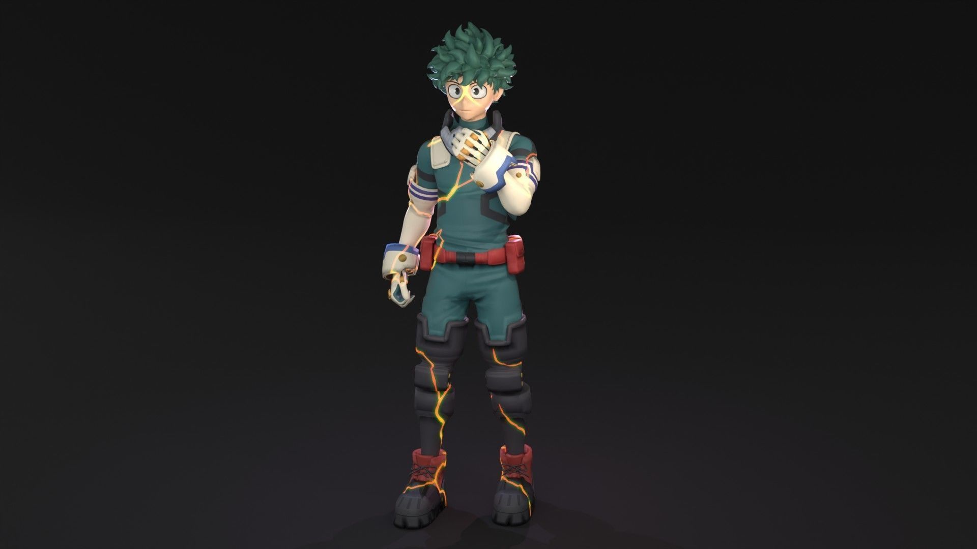 3D model Deku Izuku MHA VR / AR / low-poly | CGTrader