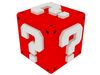 Red Super Mario Mystery Block 3D model | CGTrader