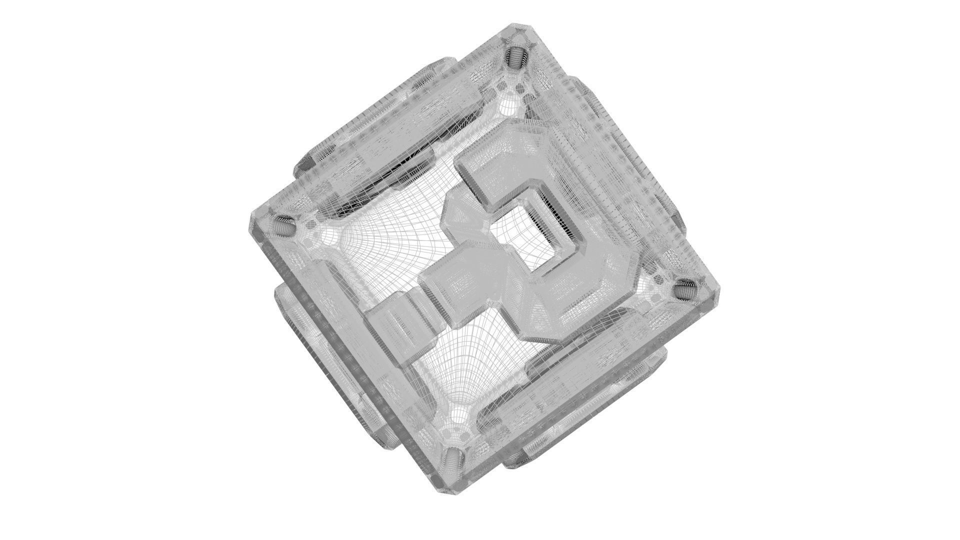 Red Super Mario Mystery Block 3D model | CGTrader