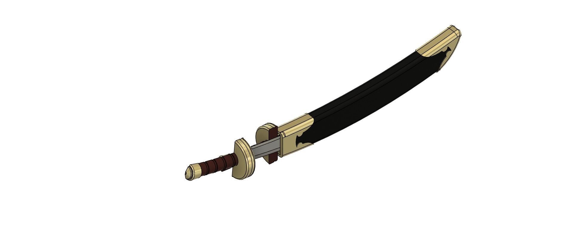 Zuko dual swords double dao 3D model 3D printable | CGTrader