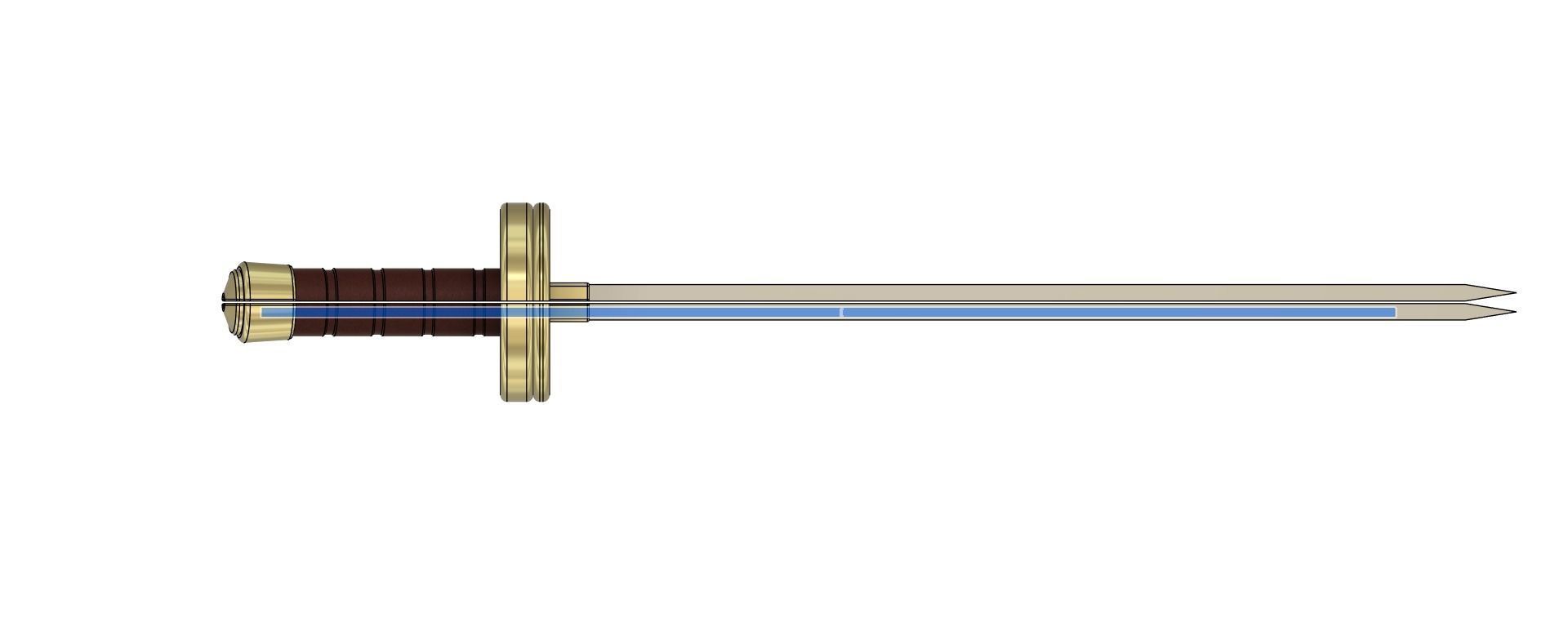 Zuko dual swords double dao 3D model 3D printable | CGTrader
