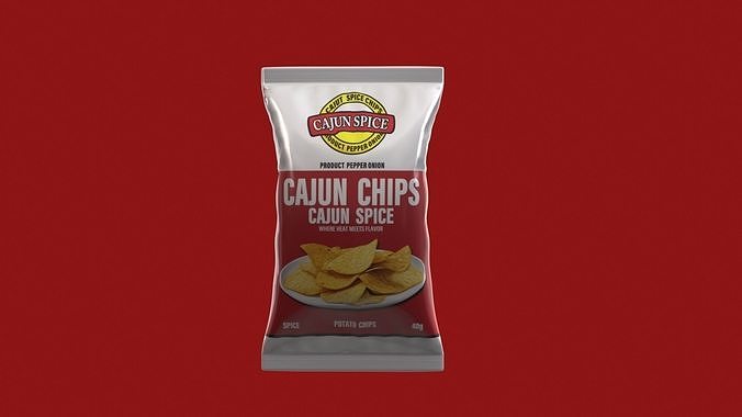 3D model Potato chips VR / AR / low-poly | CGTrader
