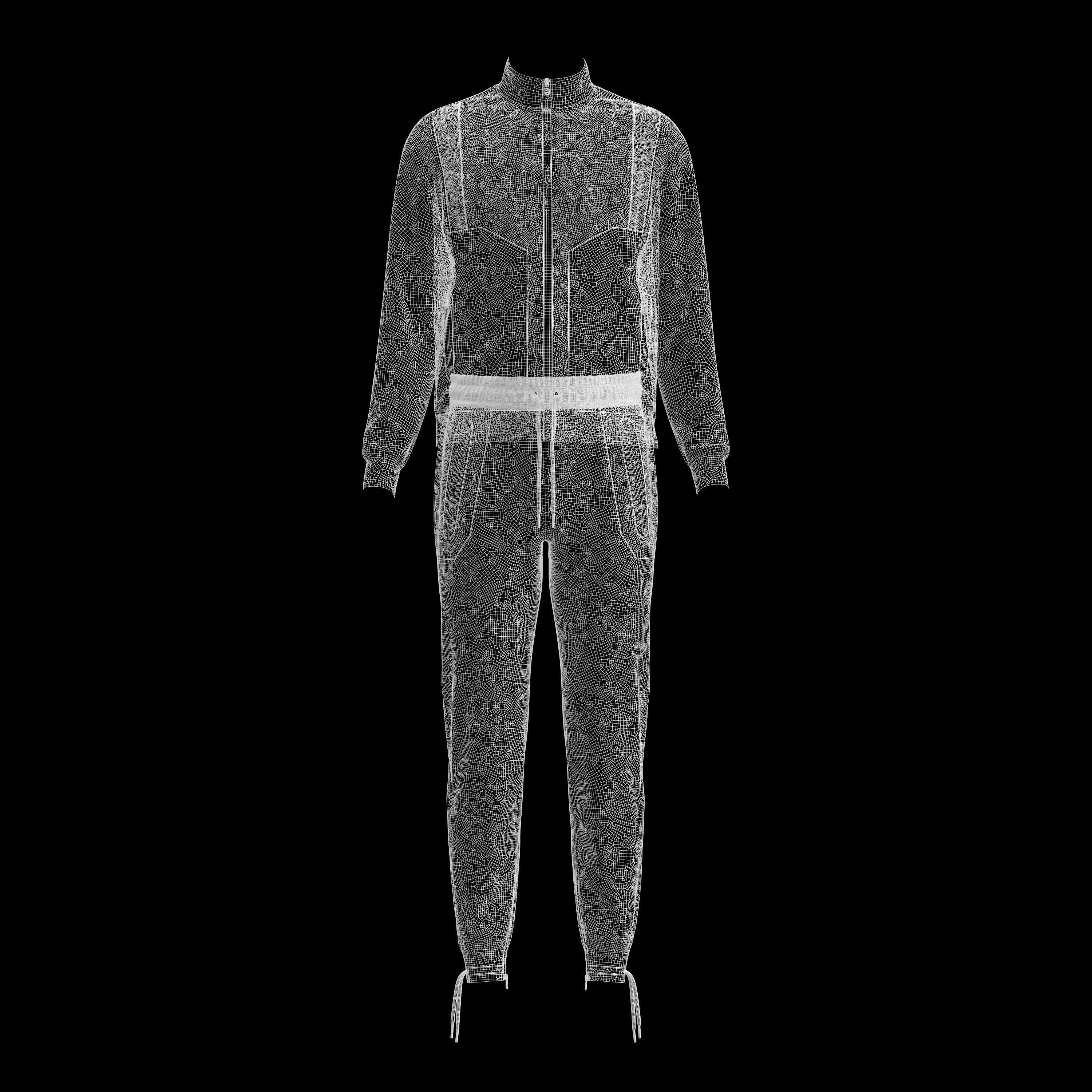 Mens Tracksuit outfit 3D model | CGTrader