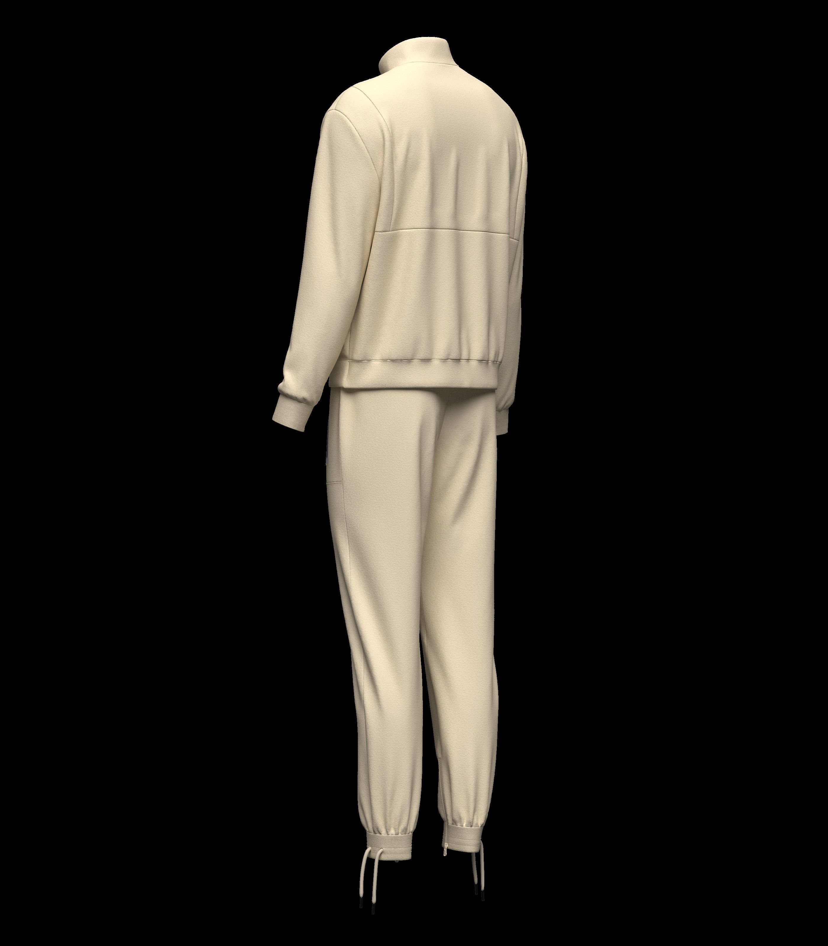 Mens Tracksuit outfit 3D model | CGTrader