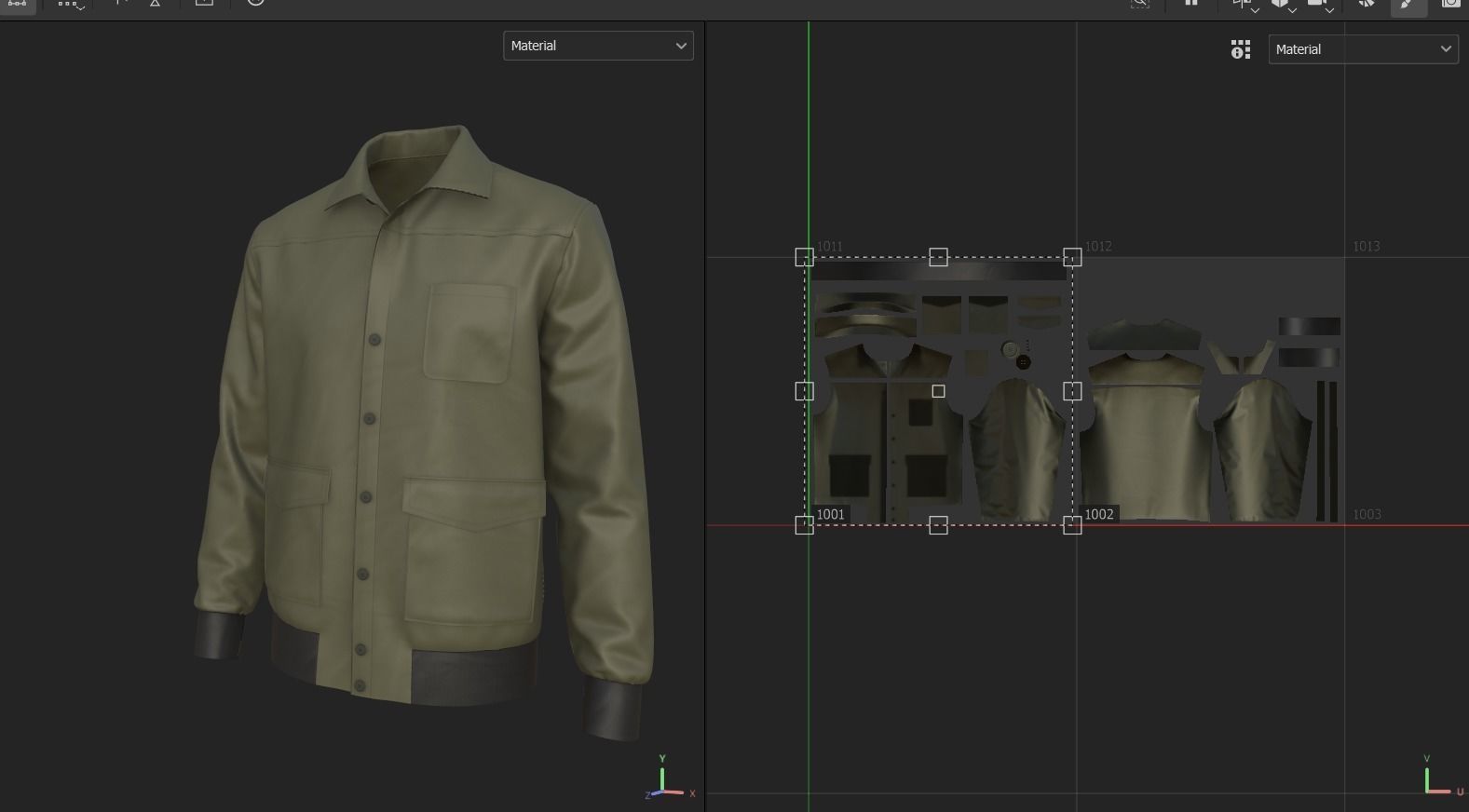 Mens Ribbed jacket 3D model | CGTrader