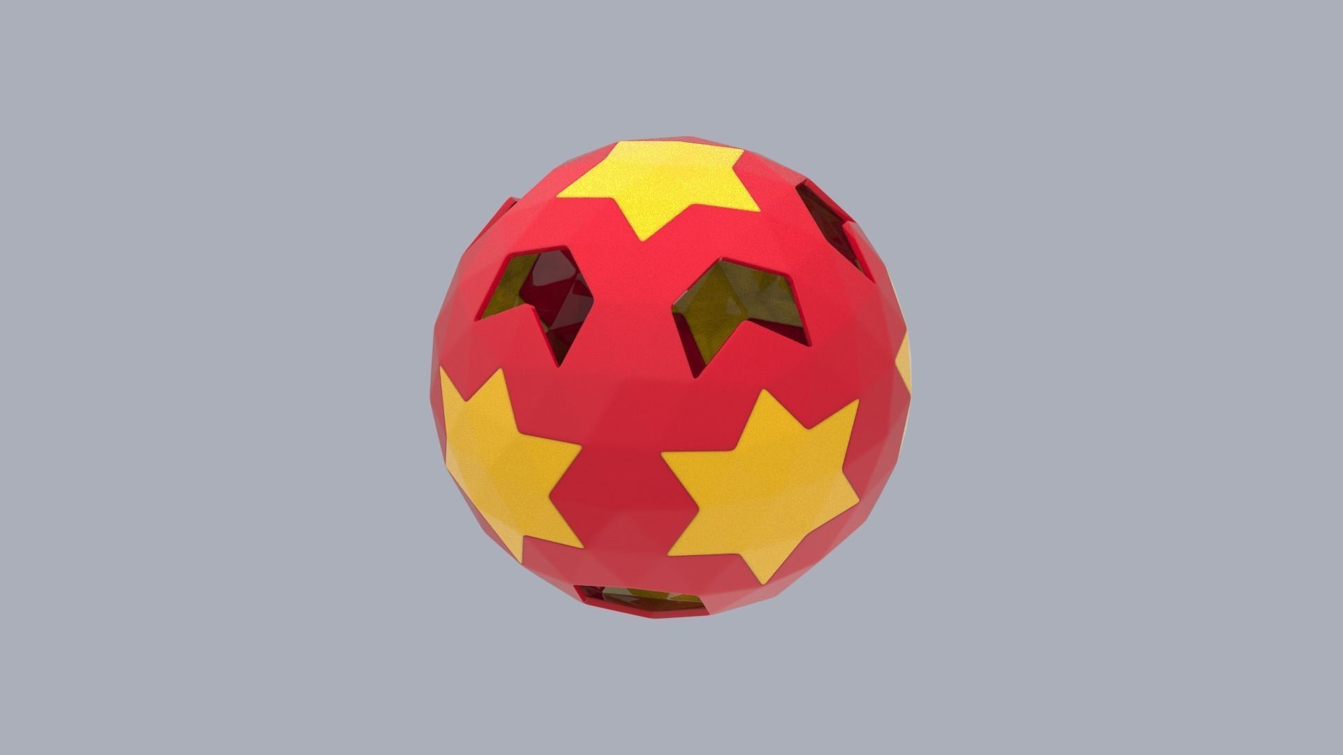 Perforated Globe Star Shape 3D Printing Model 3D model 3D printable ...