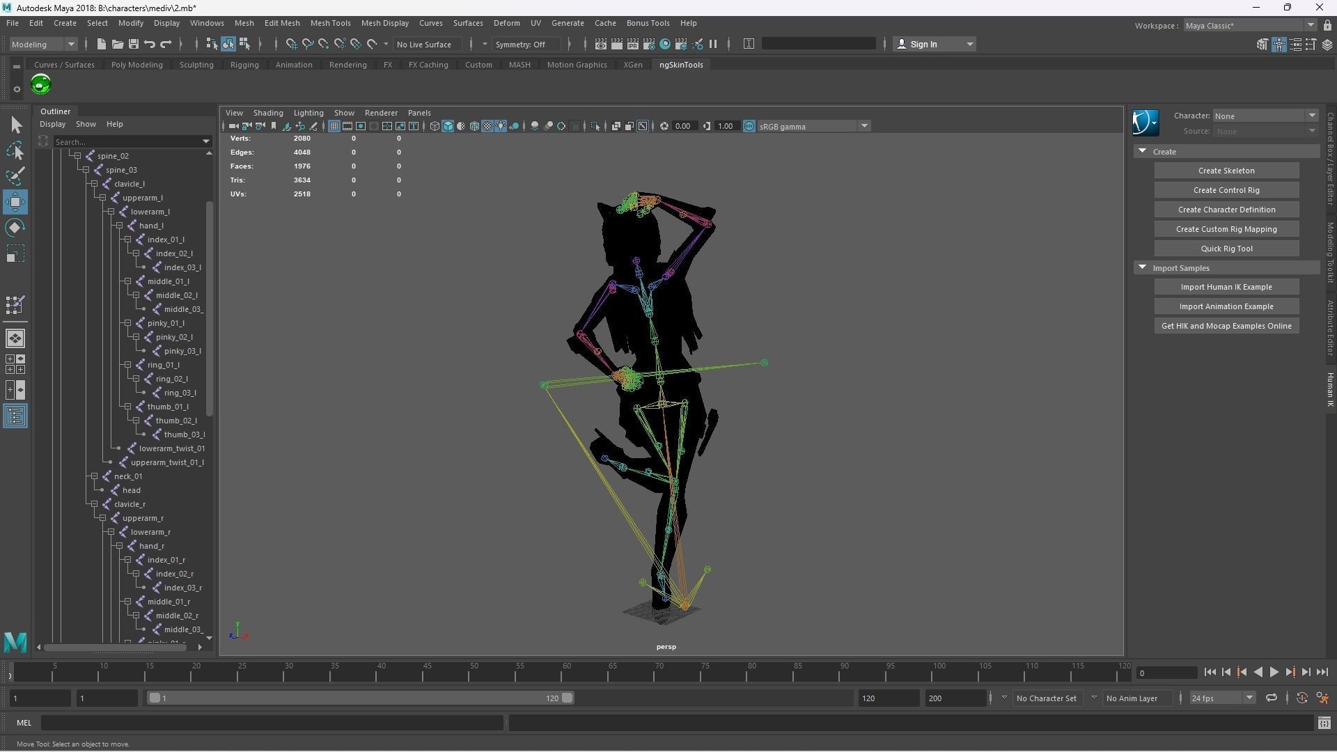 3D model SCIFI FEMALE V2 - Low Poly Style Female Character VR / AR ...
