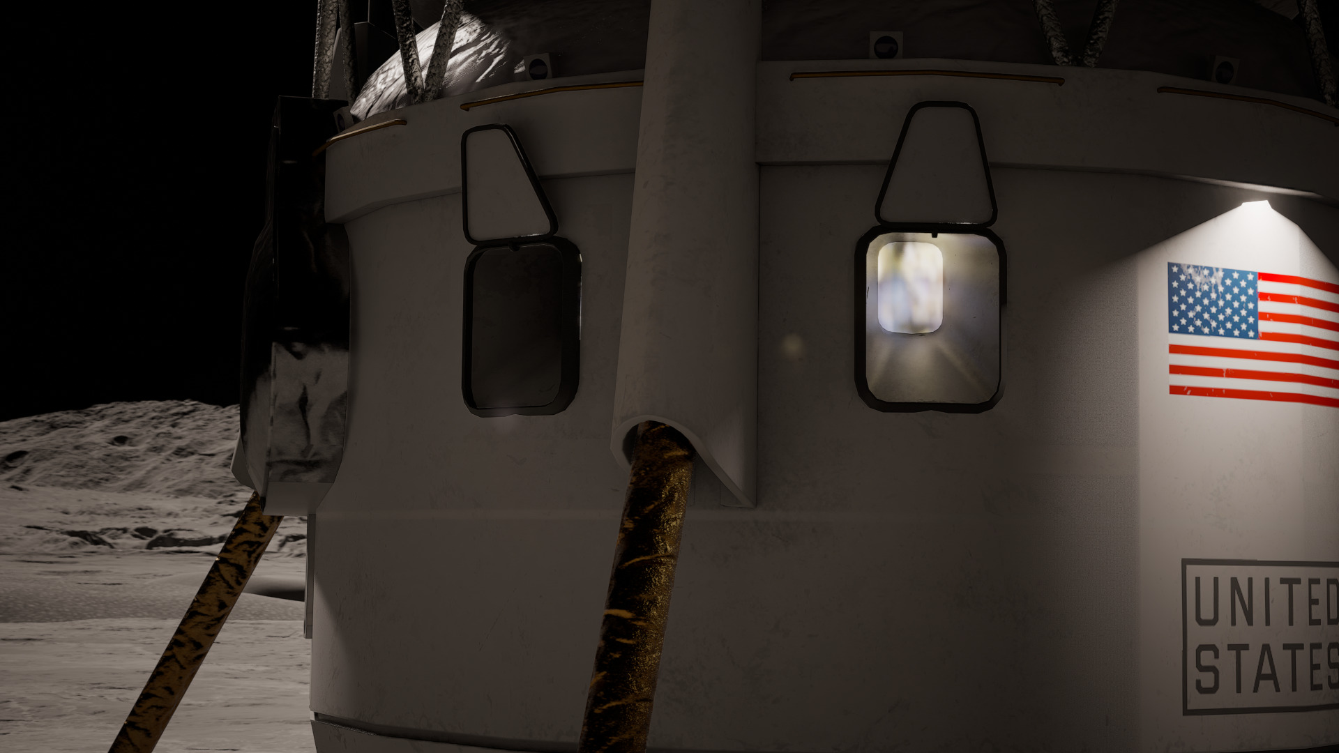 Blue Origin - Blue Moon Mark II Lander free 3D model animated rigged ...