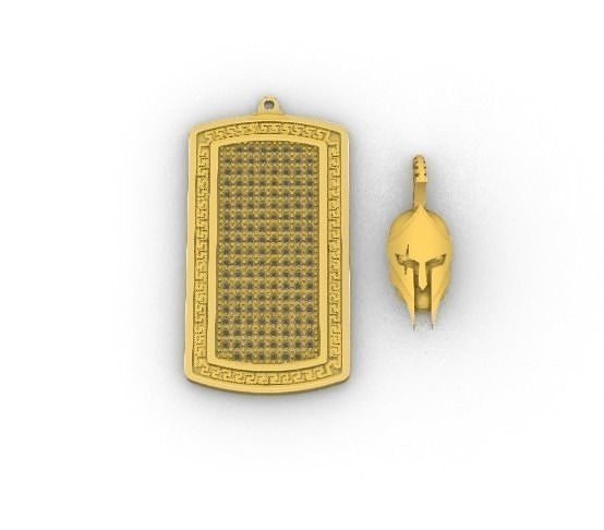 Spartan plate 3D model 3D printable | CGTrader