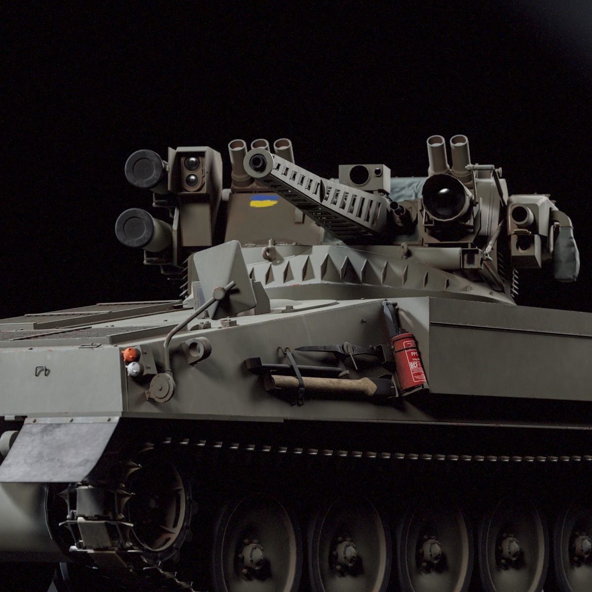 3D model CVRT Light Tank VR / AR / low-poly | CGTrader