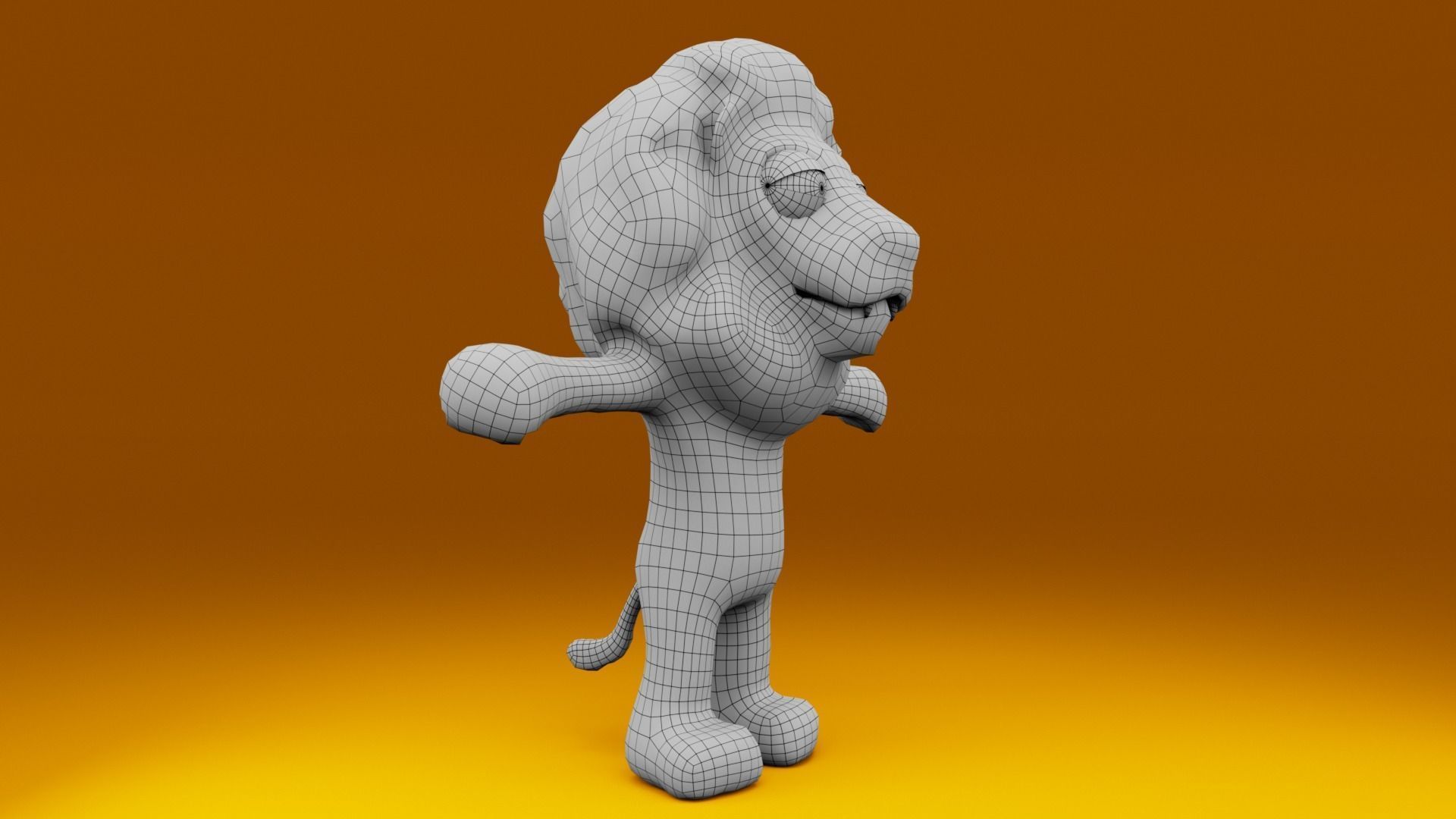 Stylized Cartoon Lion 3D Model 3D model | CGTrader