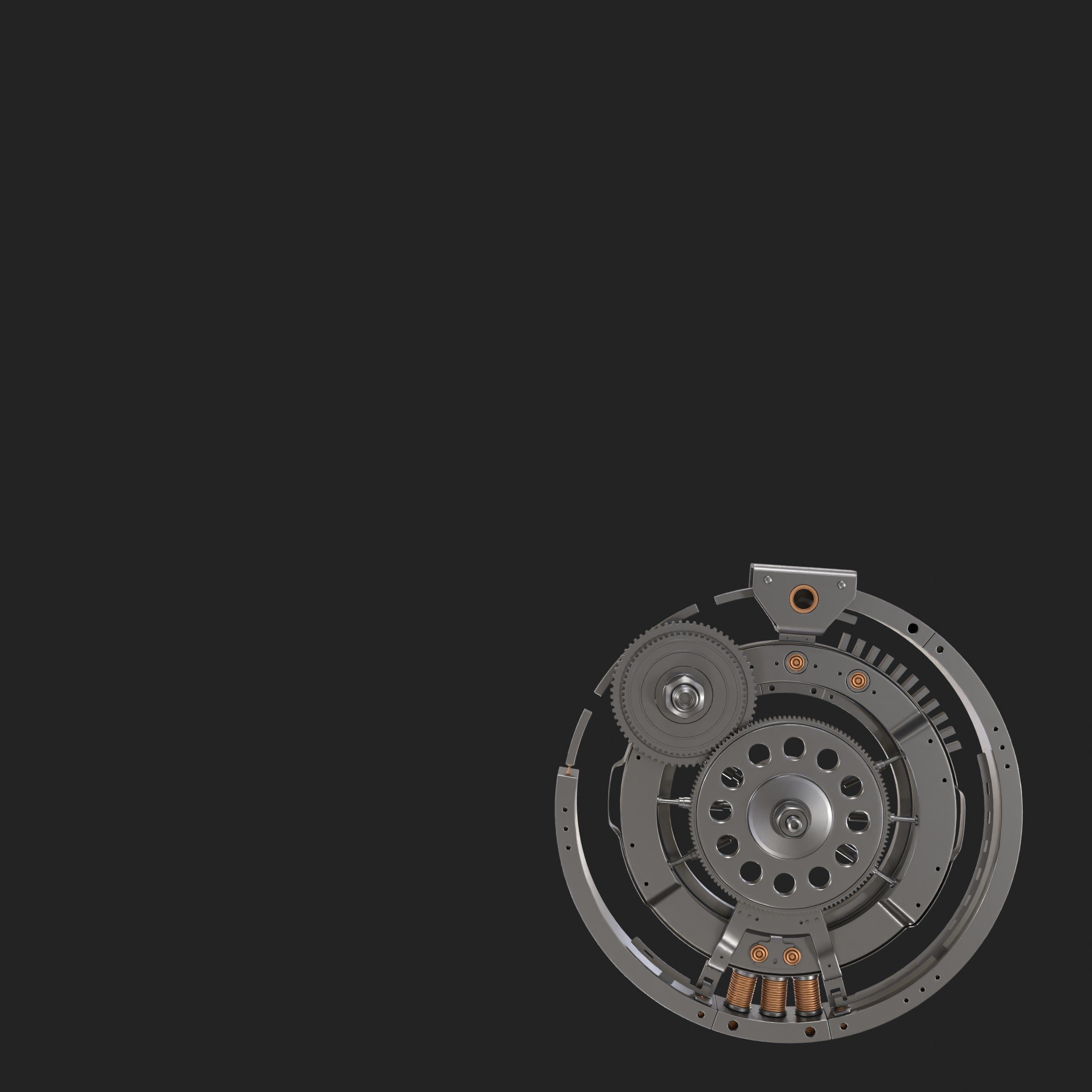 Techno Gear 3D model | CGTrader