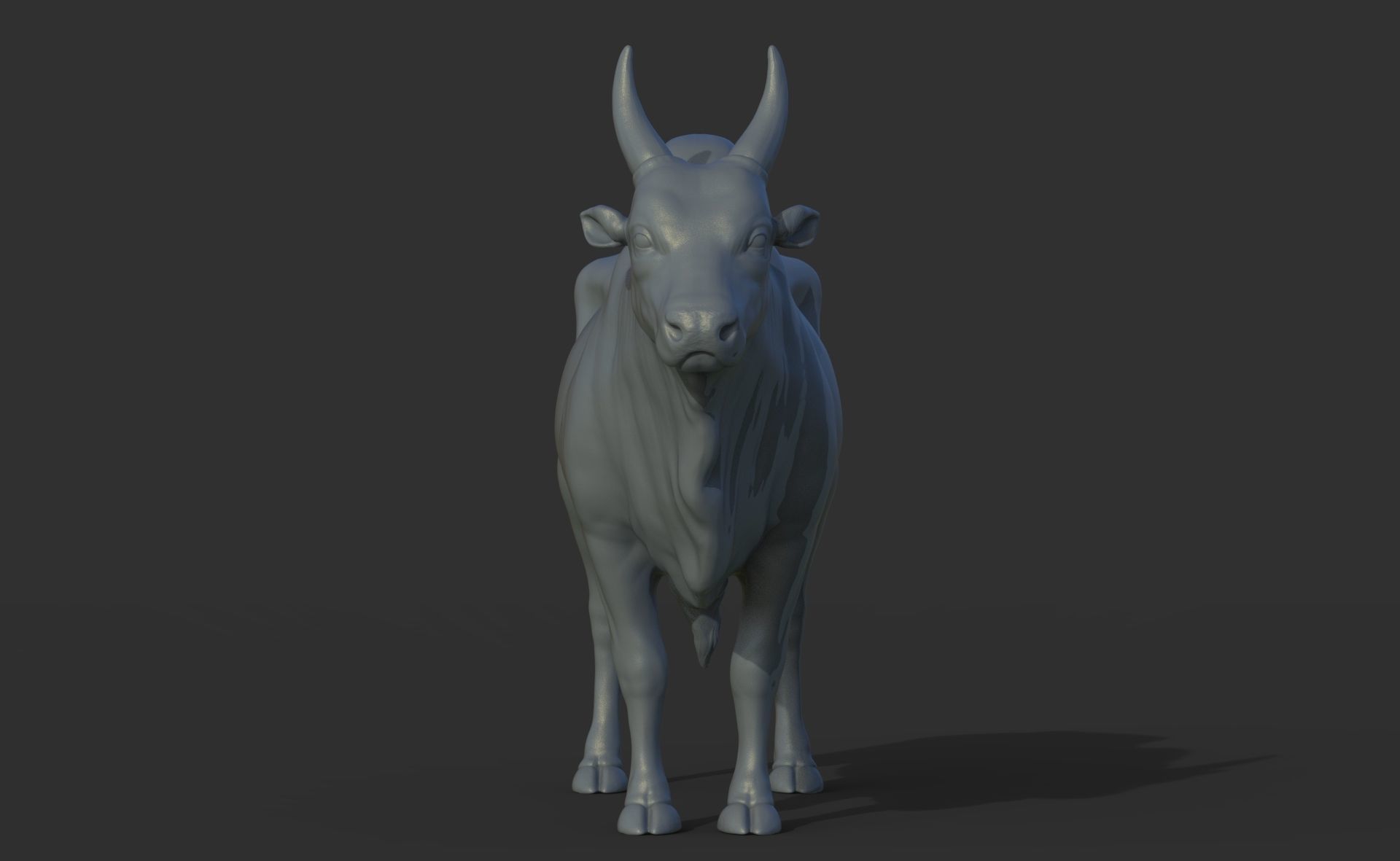Pulikulam country bull 3D model 3D printable | CGTrader