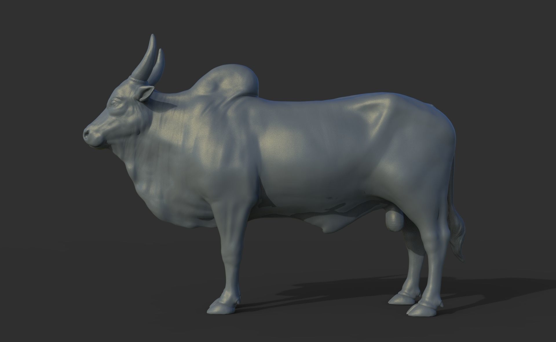 Pulikulam country bull 3D model 3D printable | CGTrader