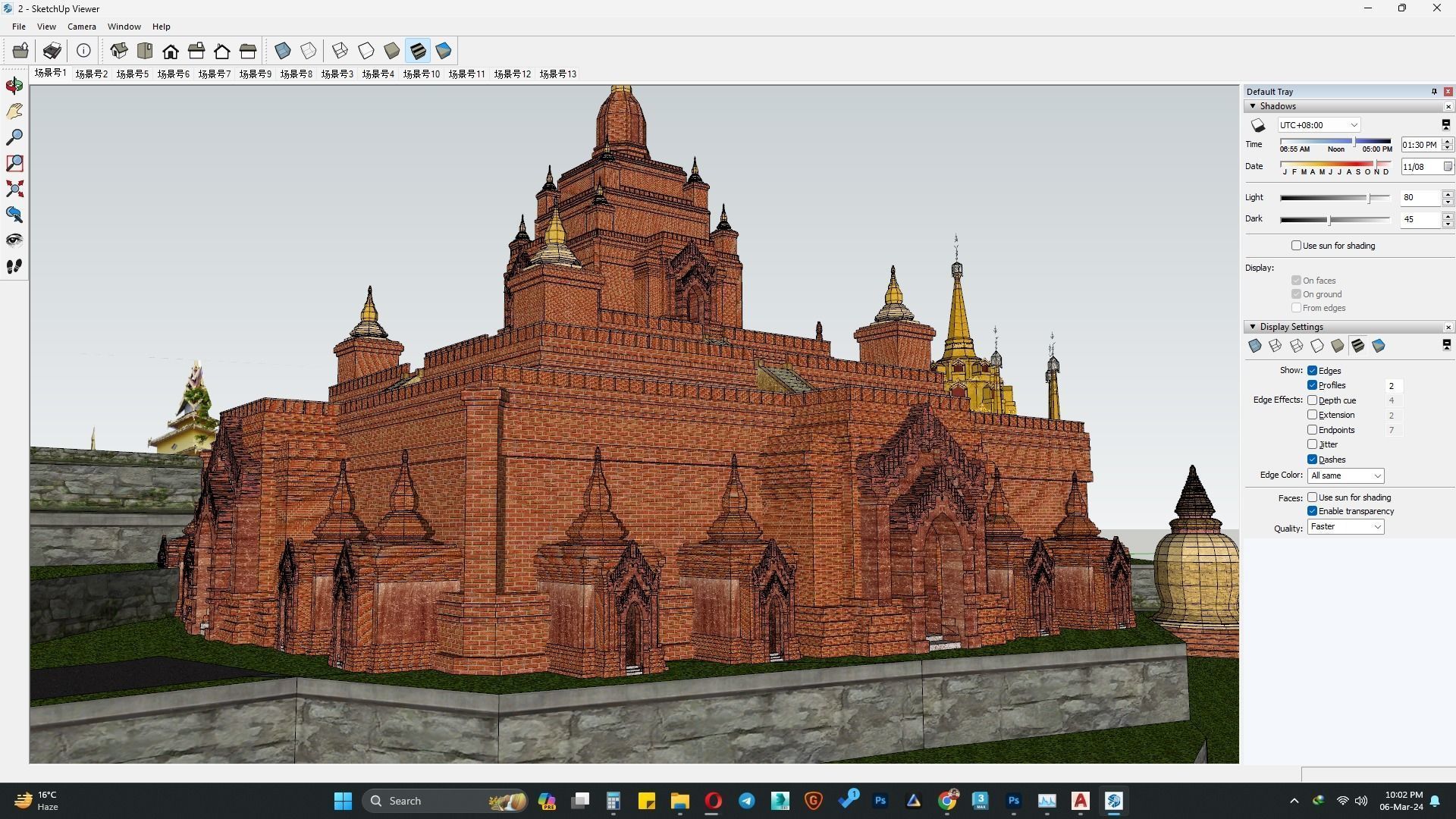 Temple church 3d sketchup model 3D model | CGTrader
