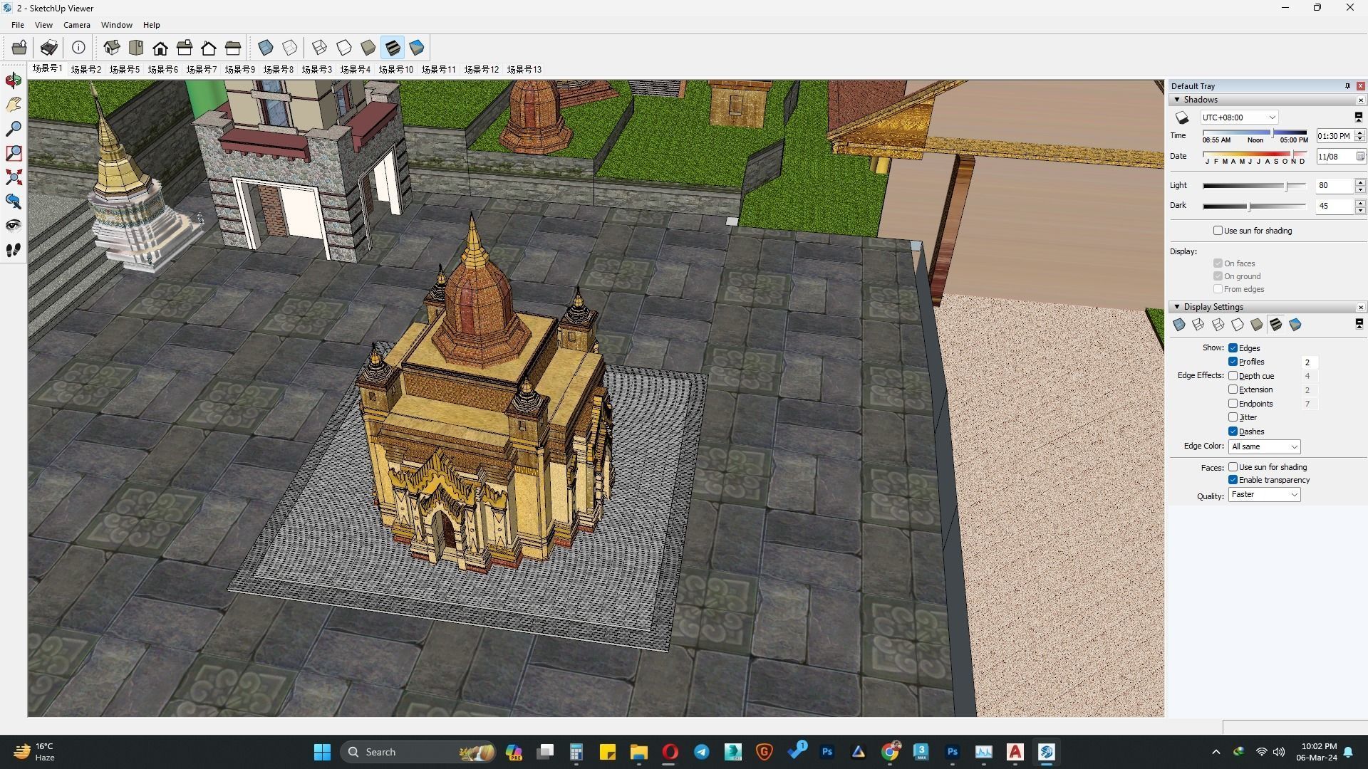 Temple church 3d sketchup model 3D model | CGTrader