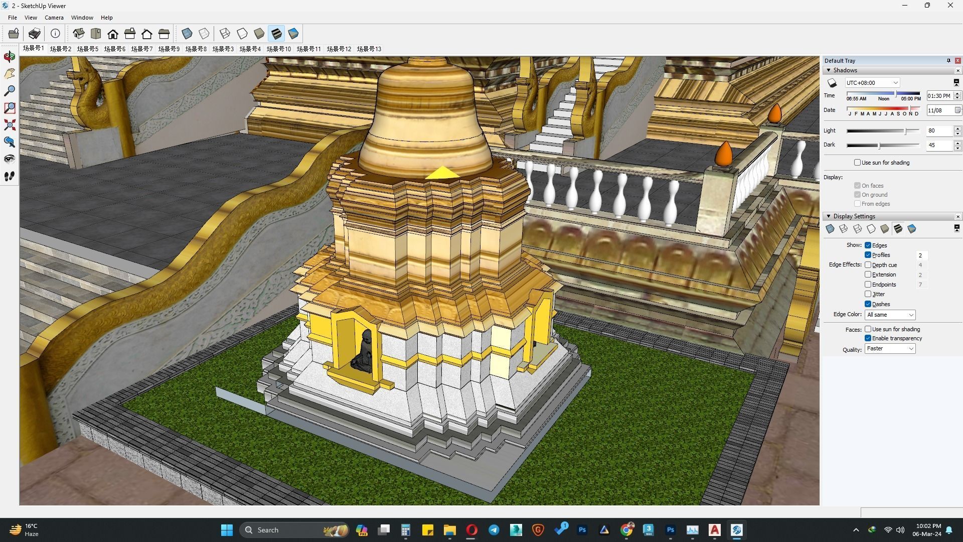 Temple church 3d sketchup model 3D model | CGTrader