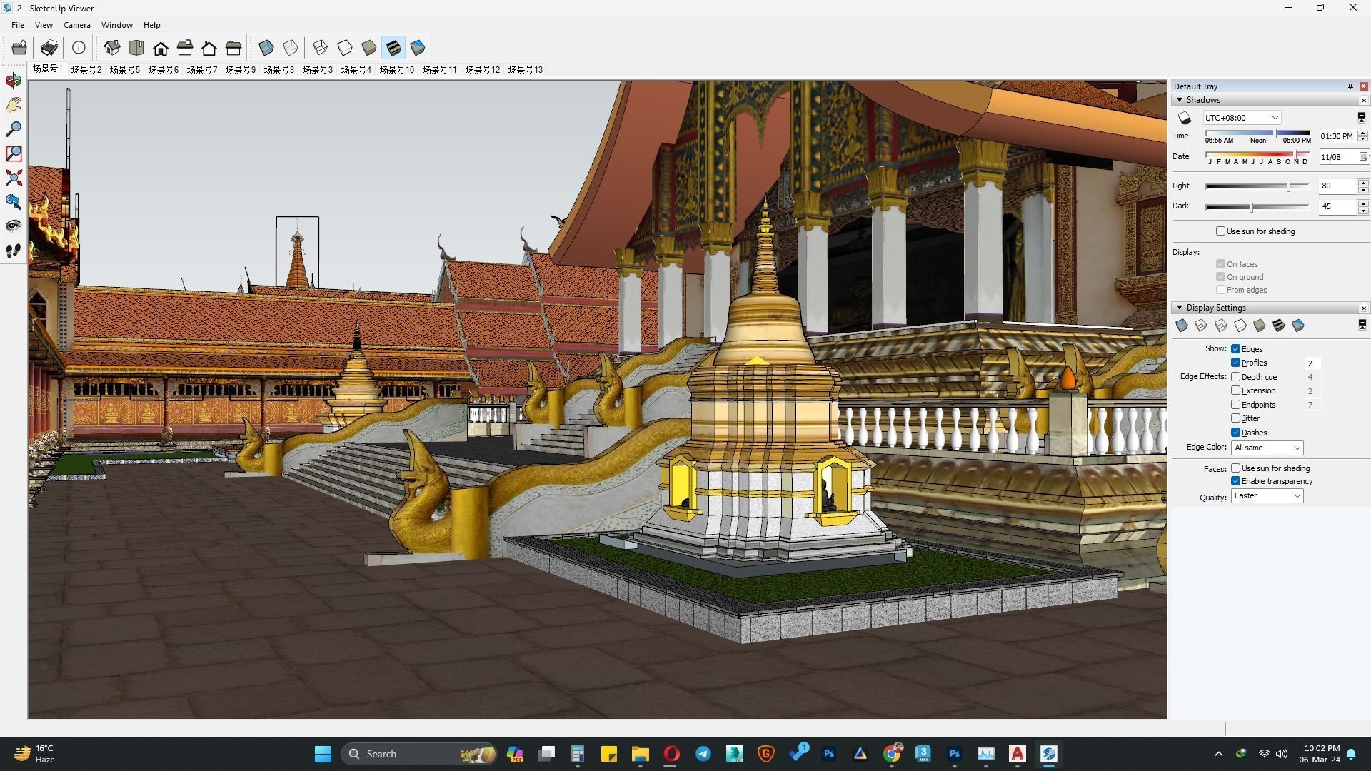 Temple church 3d sketchup model 3D model | CGTrader