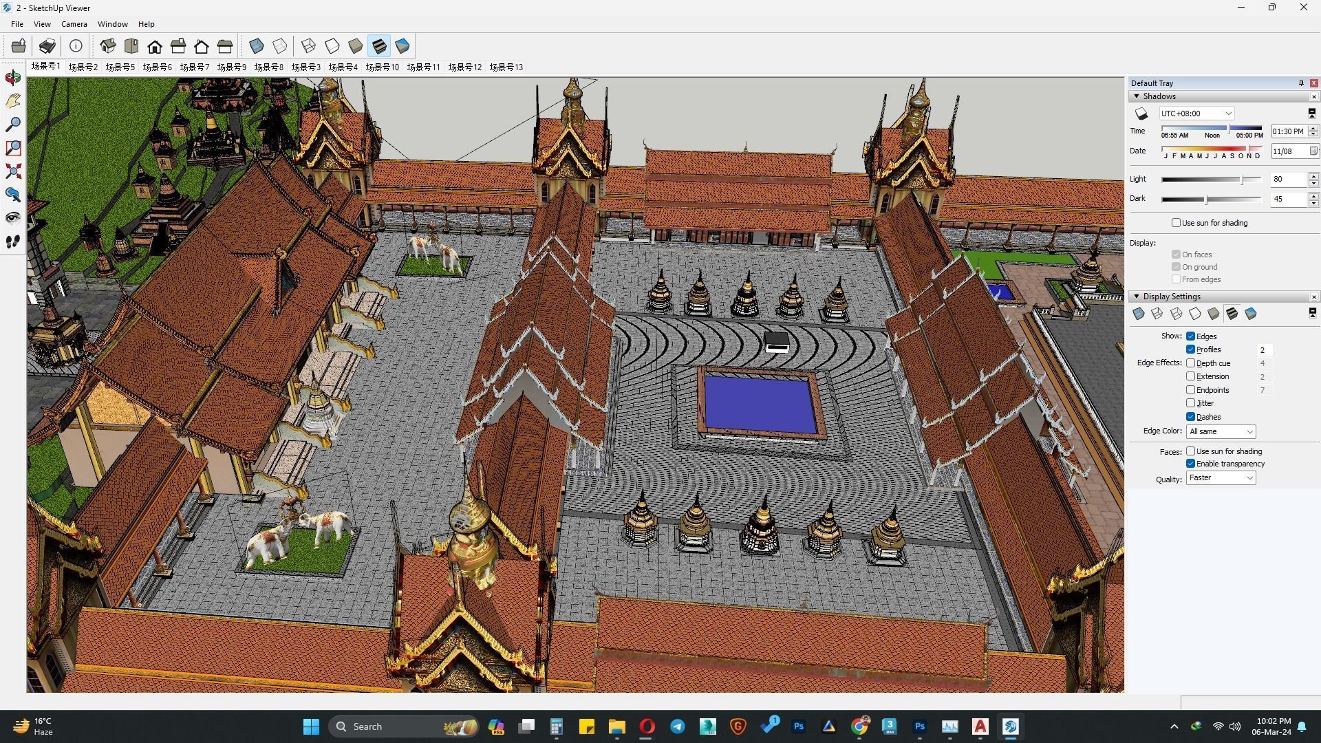 Temple church 3d sketchup model 3D model | CGTrader