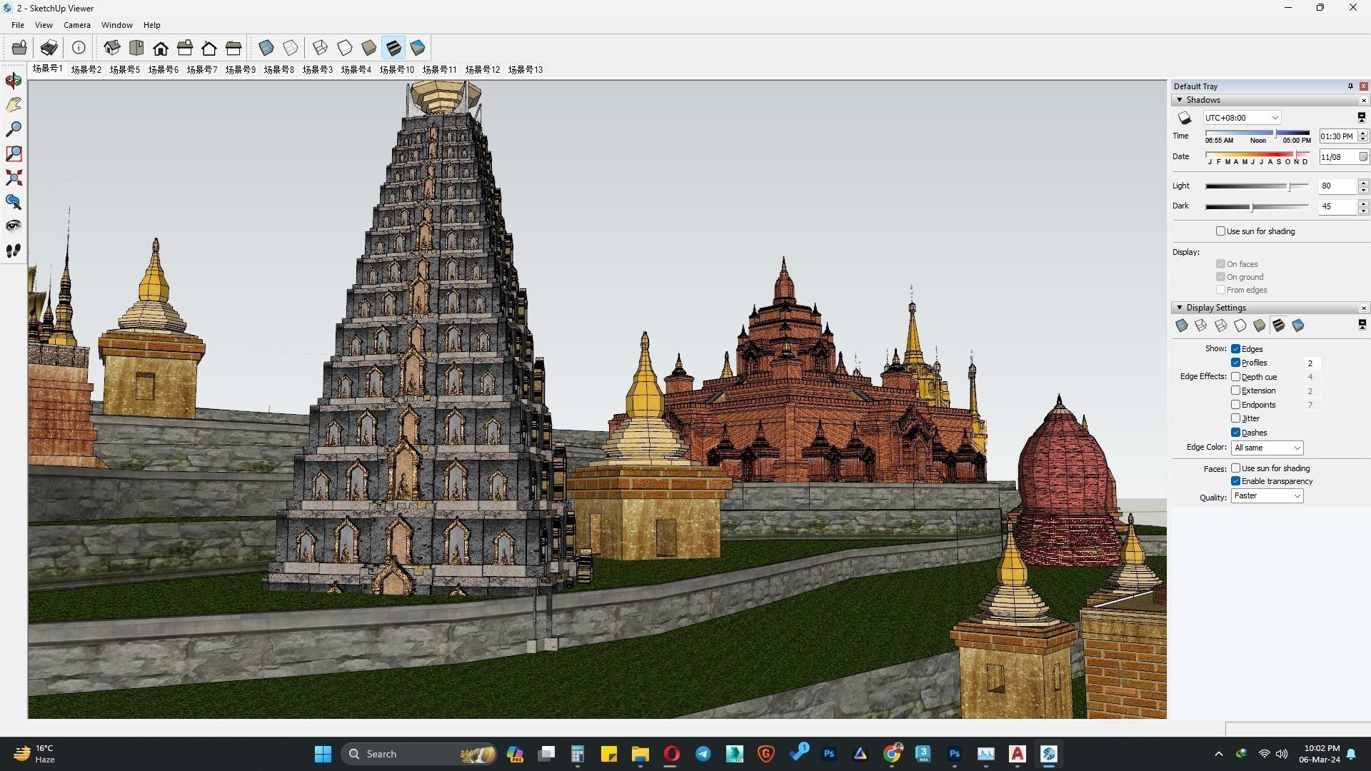 Temple church 3d sketchup model 3D model | CGTrader