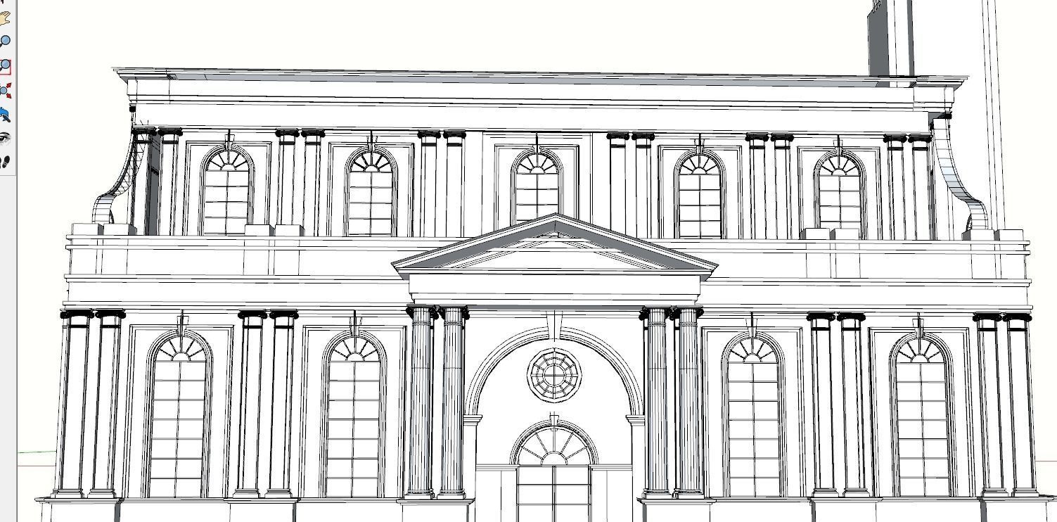 temple model sketchup model only 3D model | CGTrader