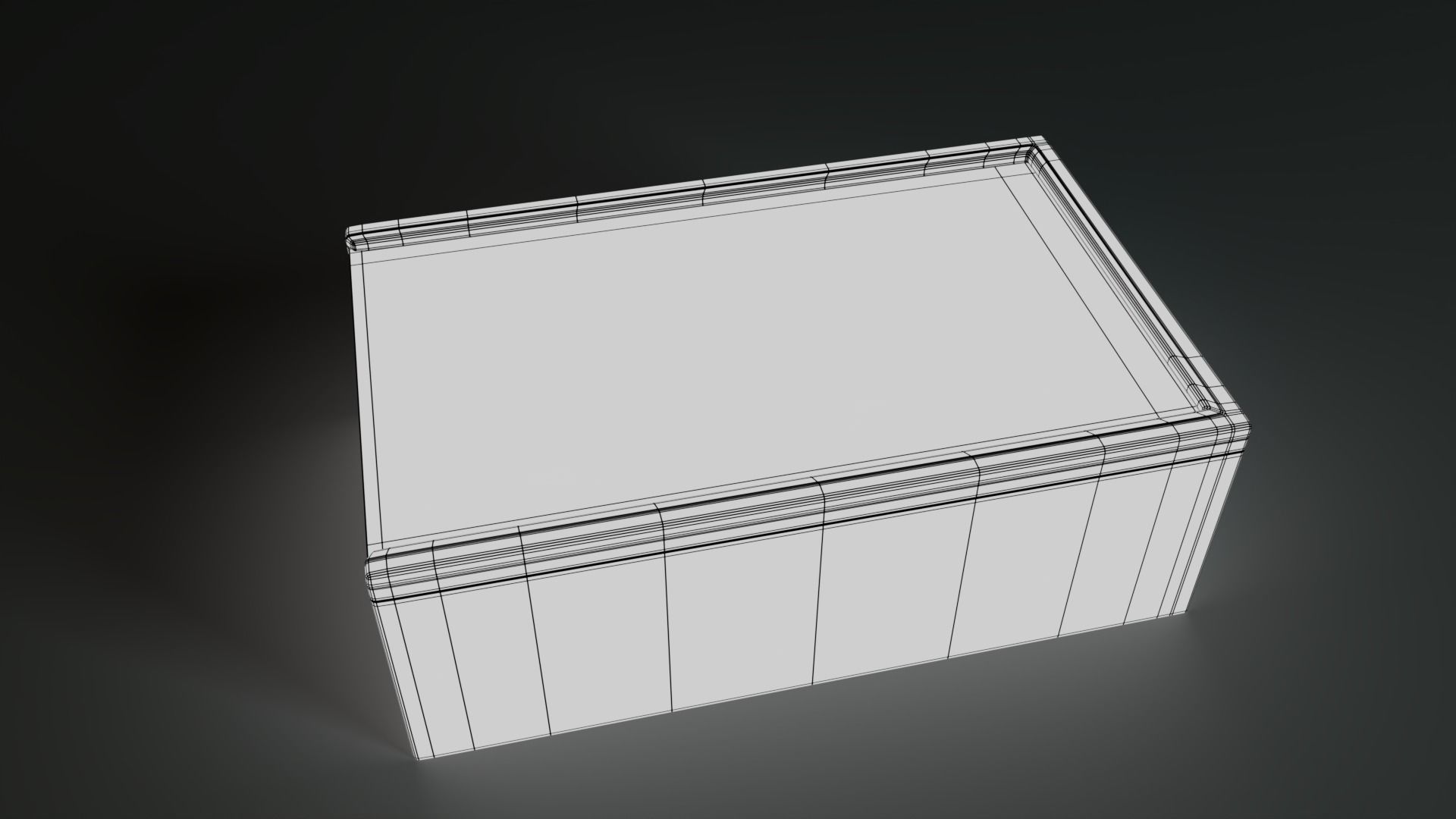 3D model Wooden salt box VR / AR / low-poly | CGTrader