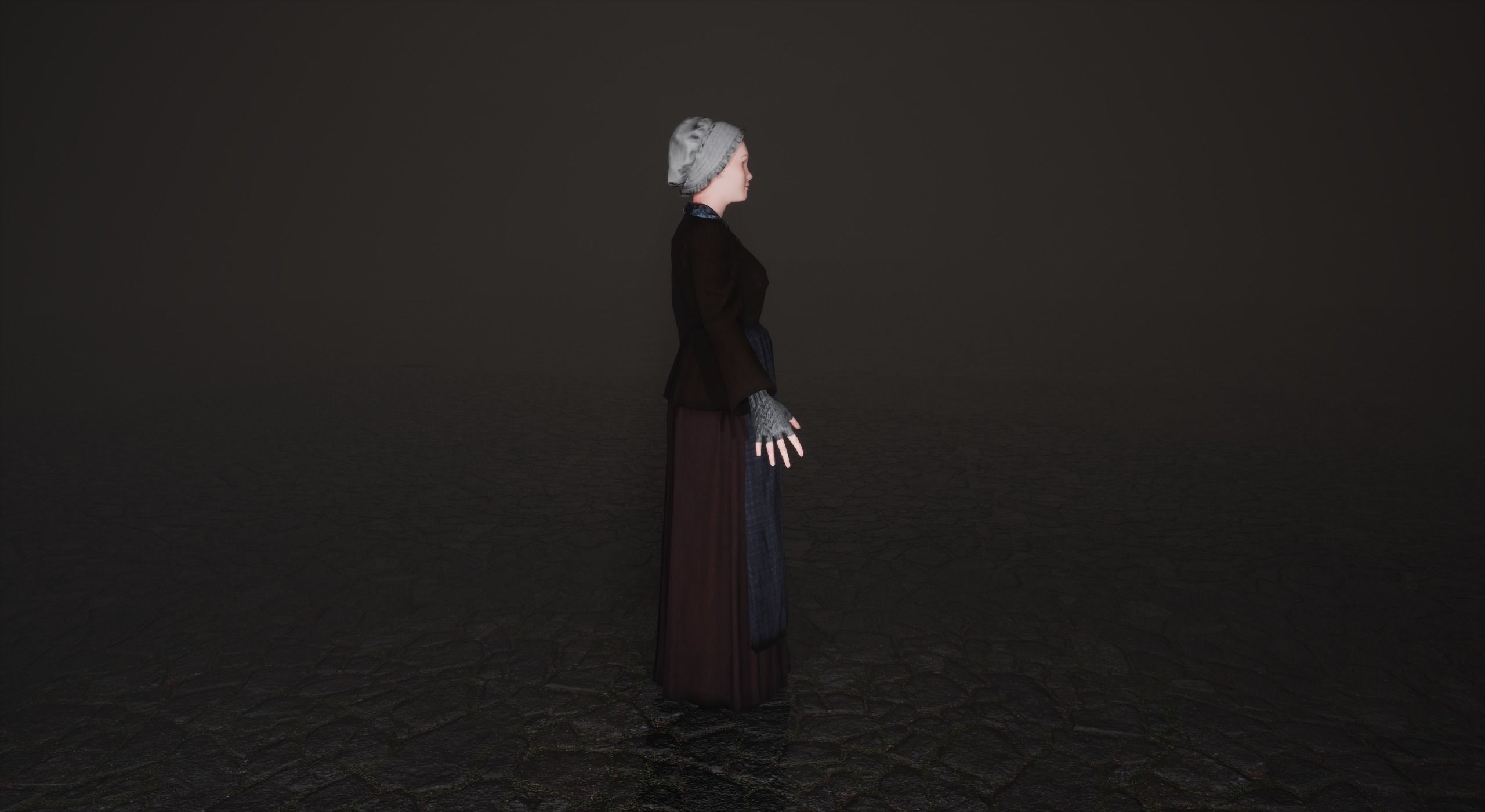 3D model Working Class Woman VR / AR / low-poly | CGTrader