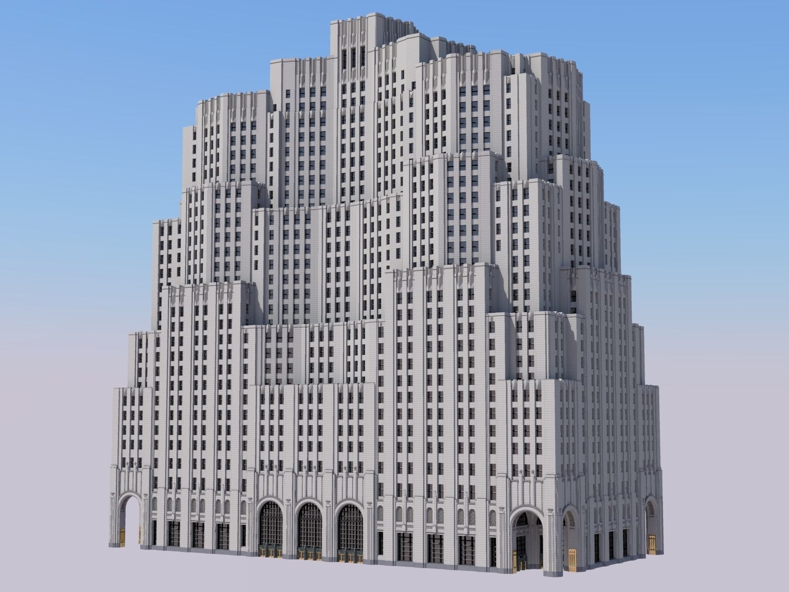 Metropolitan Life North Building 3D model 3D printable | CGTrader