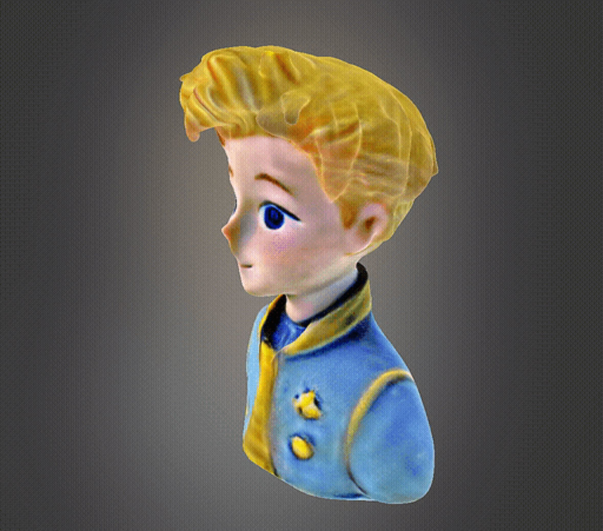 Little prince bust 3D model 3D printable | CGTrader