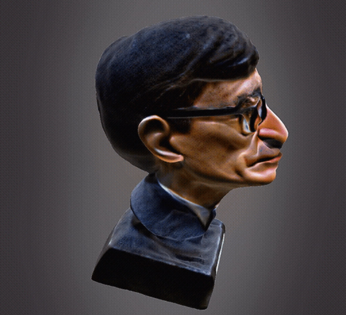 Stephan Hawking Bust 3D model 3D printable | CGTrader